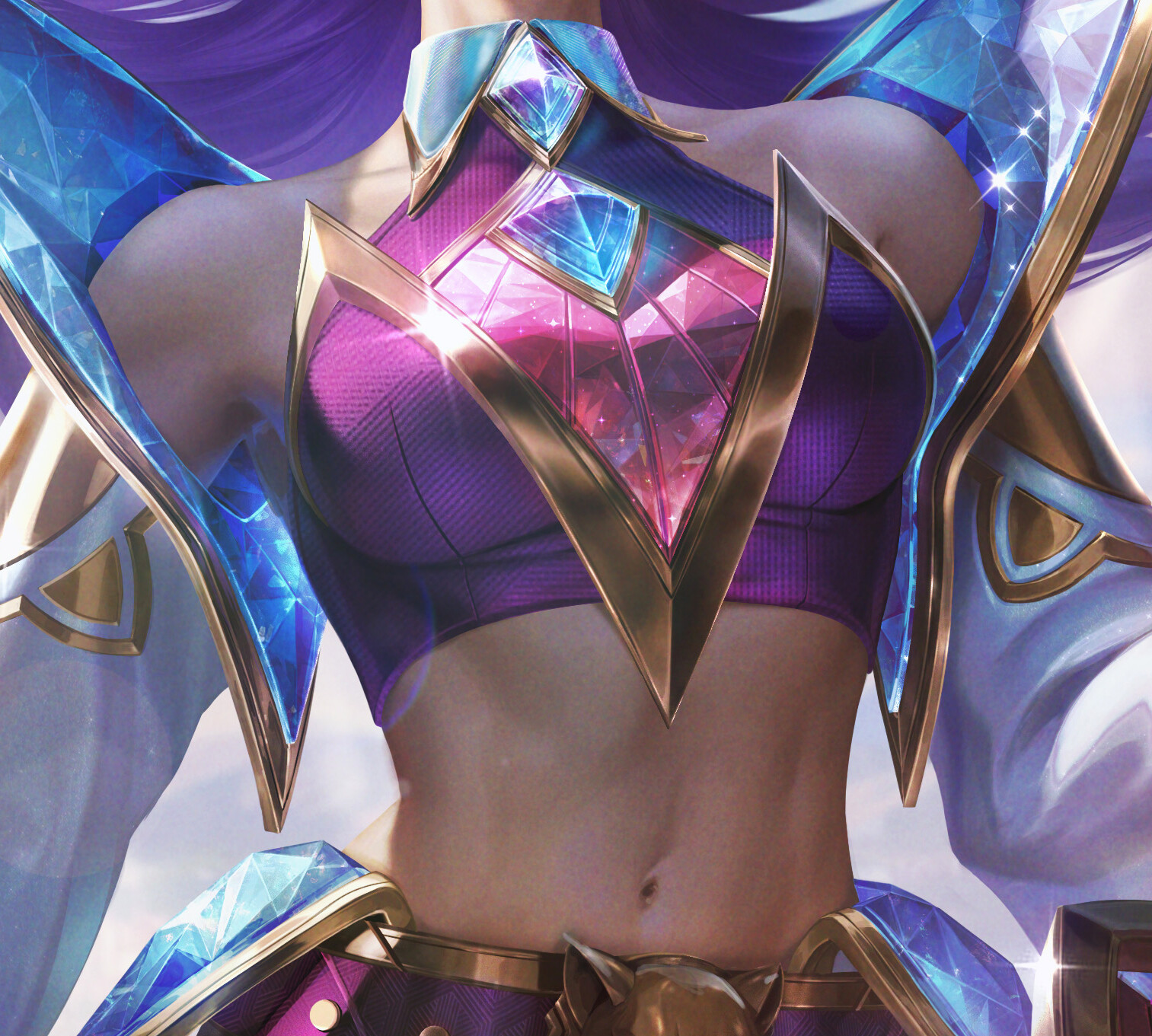 Ina Wong - Prestige Anima Squad Leona - League of Legends Splash Art