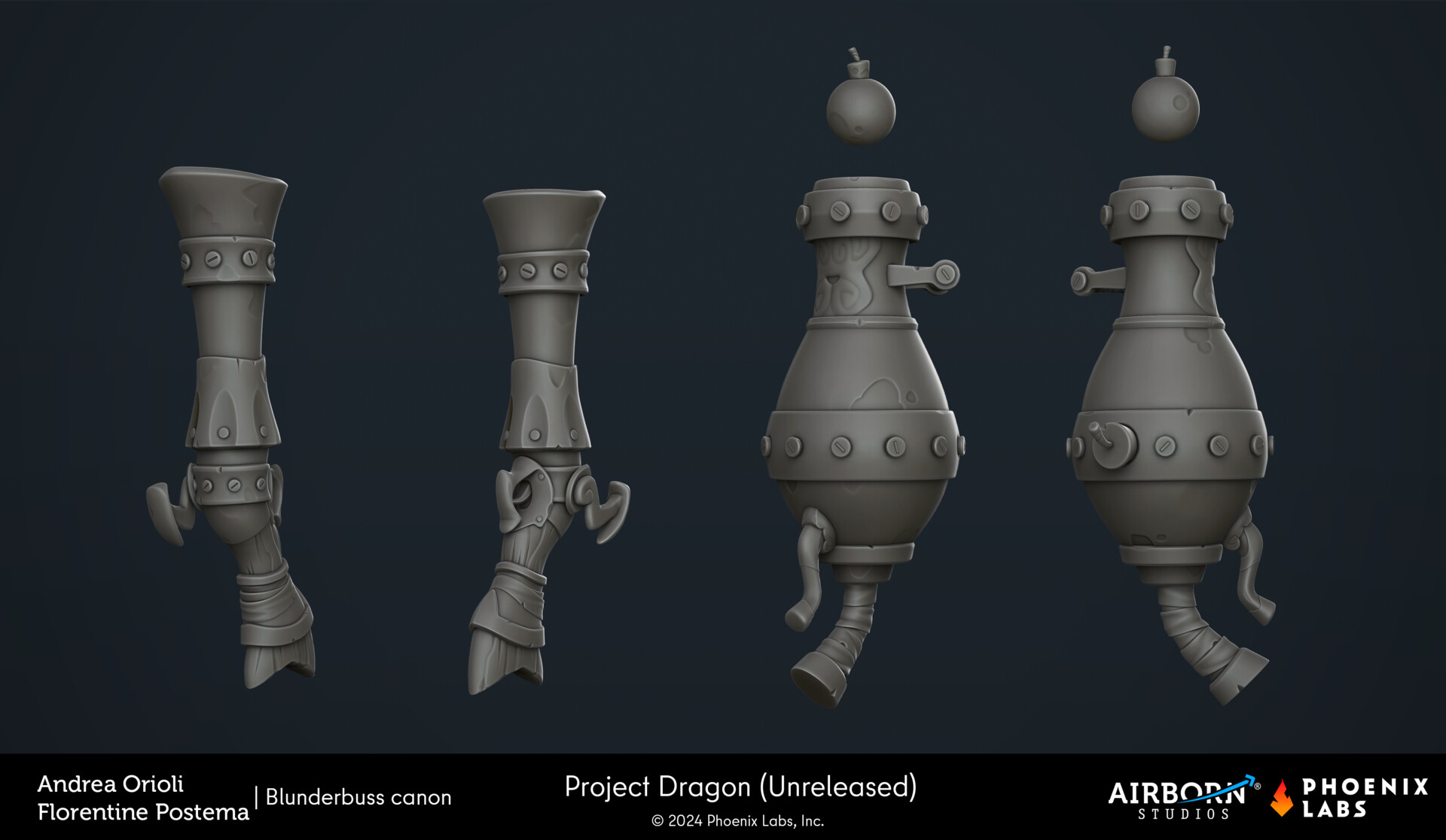 Airborn Studios - Project Dragon - Character Props