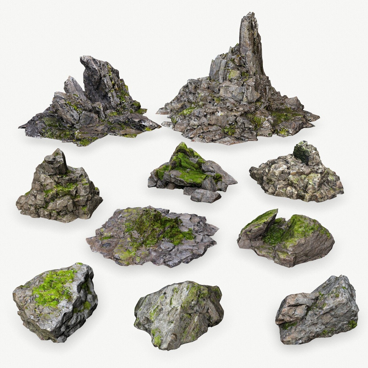 ArtStation - cliff rocks