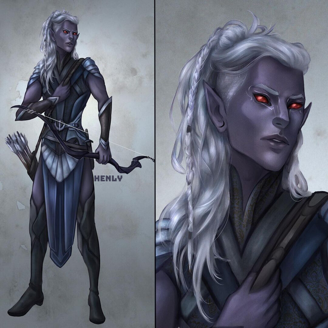 ArtStation - Elven warrior character