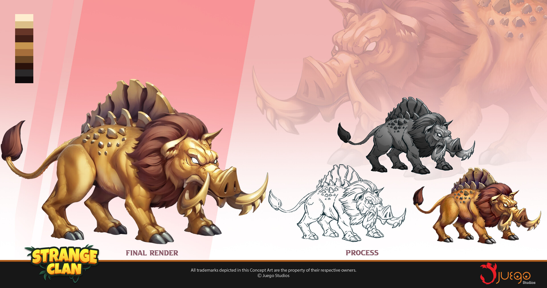 Juego Studios - Strange Clan : Boss Boar Character - JS4