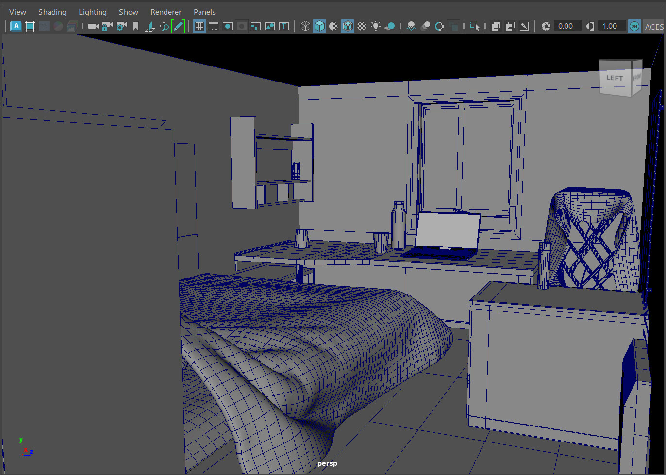ArtStation - Creating My Dream Room: A 3D Personal Space in Maya