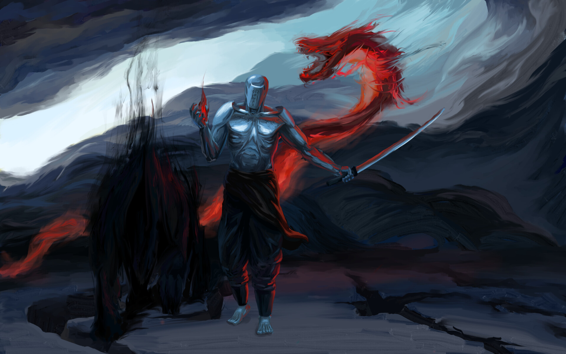 ArtStation - The incarnation of the samurai