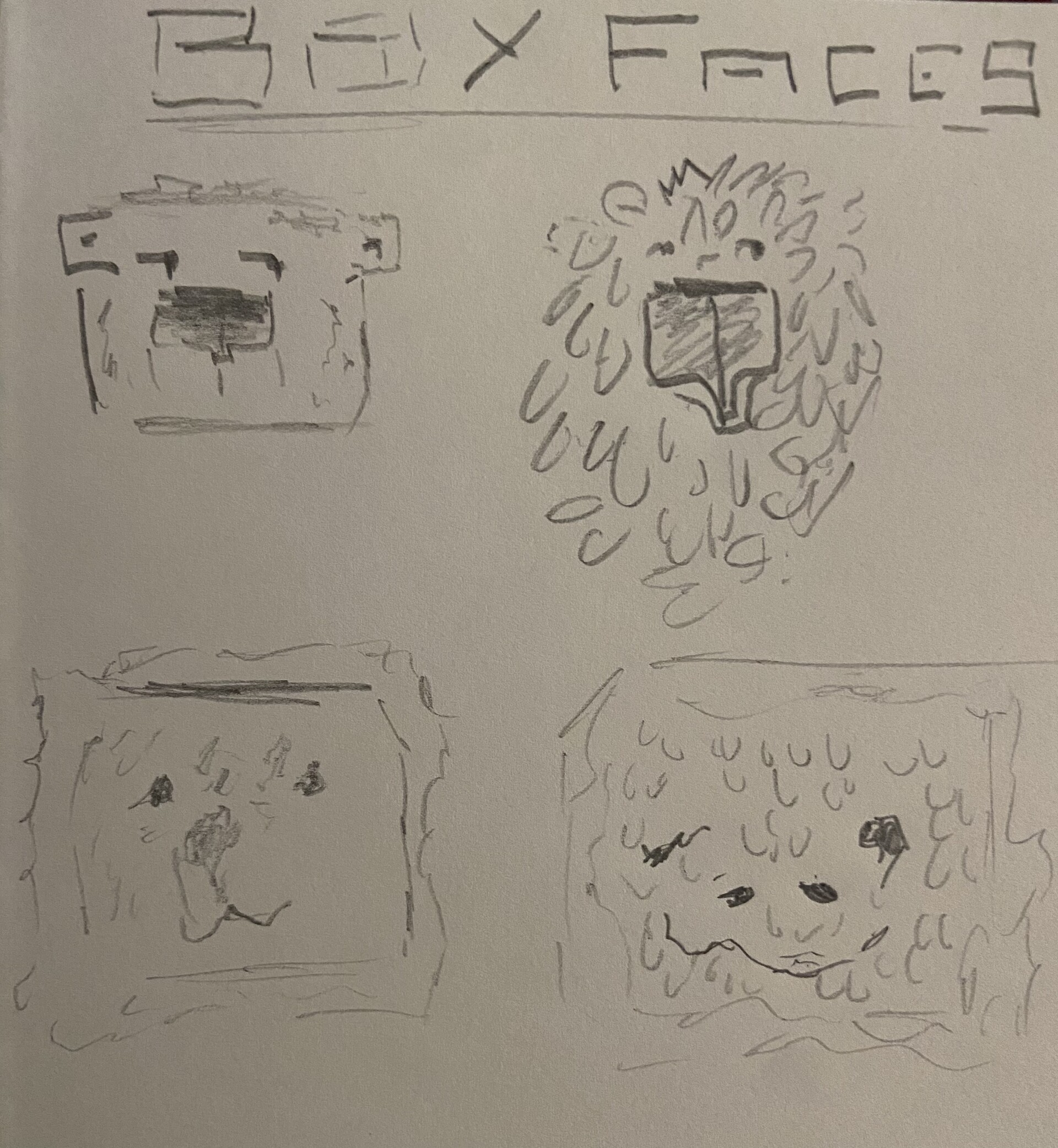 ArtStation - Box faces. Enjoy