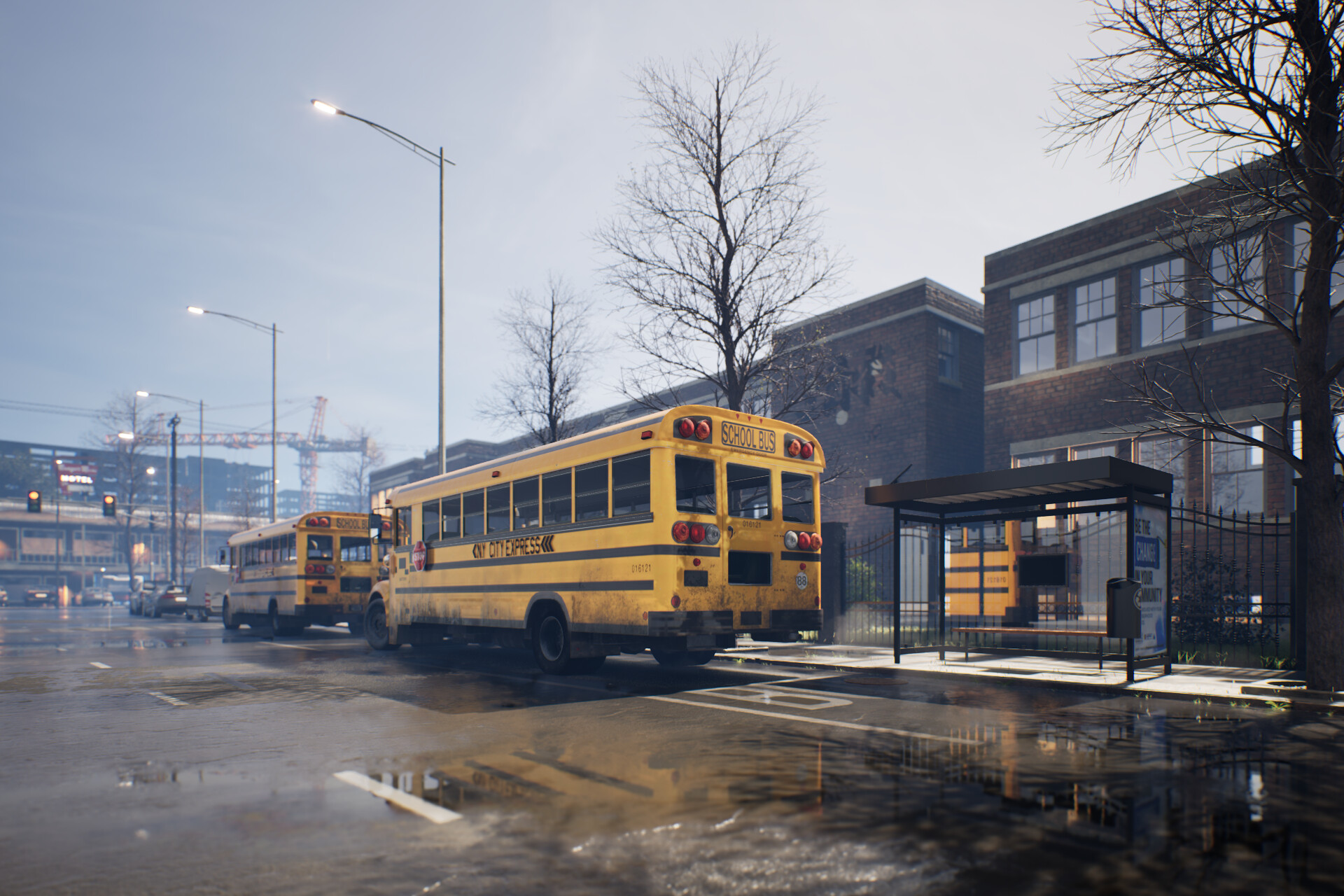 ArtStation - School Bus