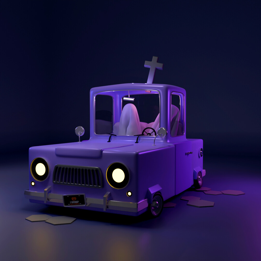 ArtStation - Halloween Car