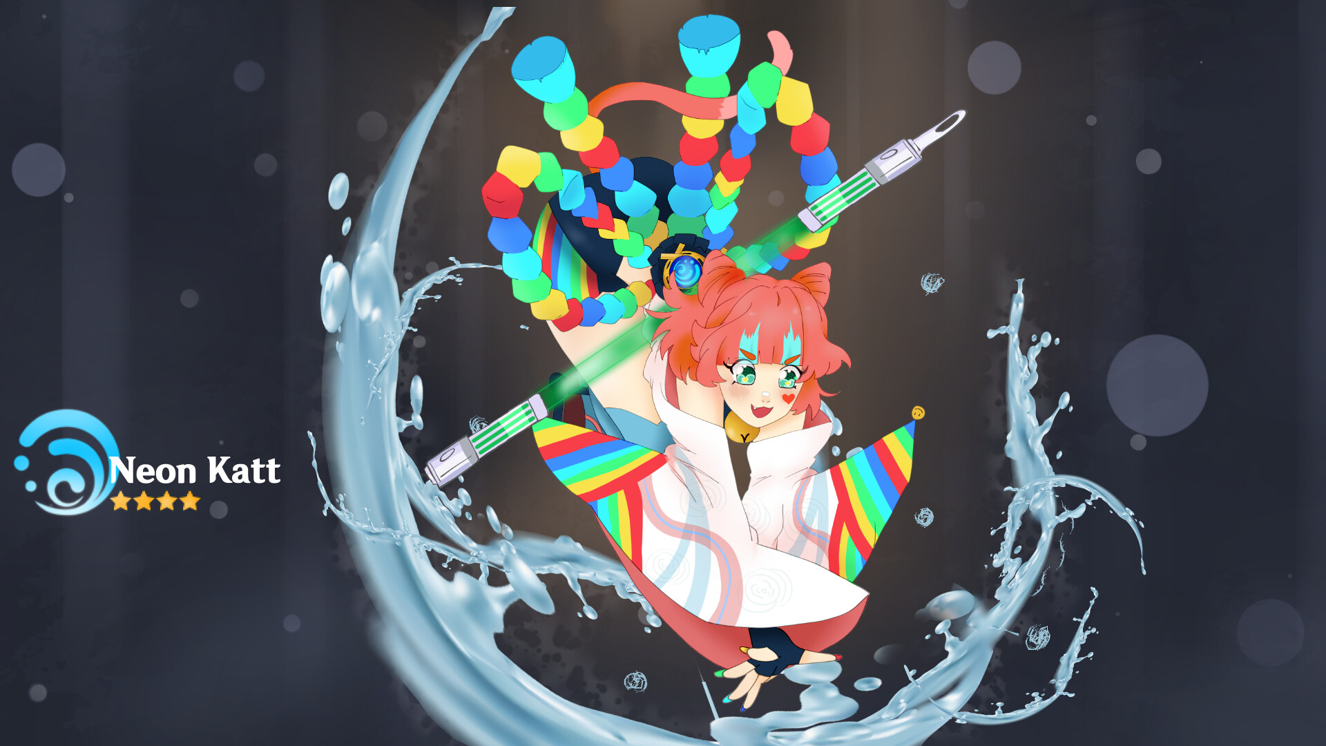 ArtStation - [FANART] Neon Katt x RWBY