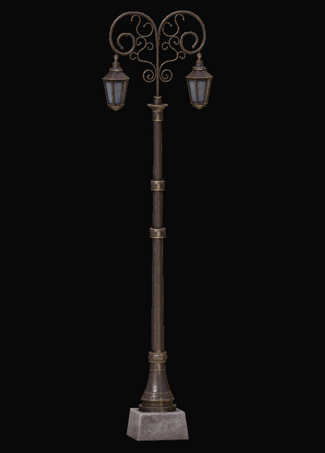 ArtStation - Stylized Streetlight