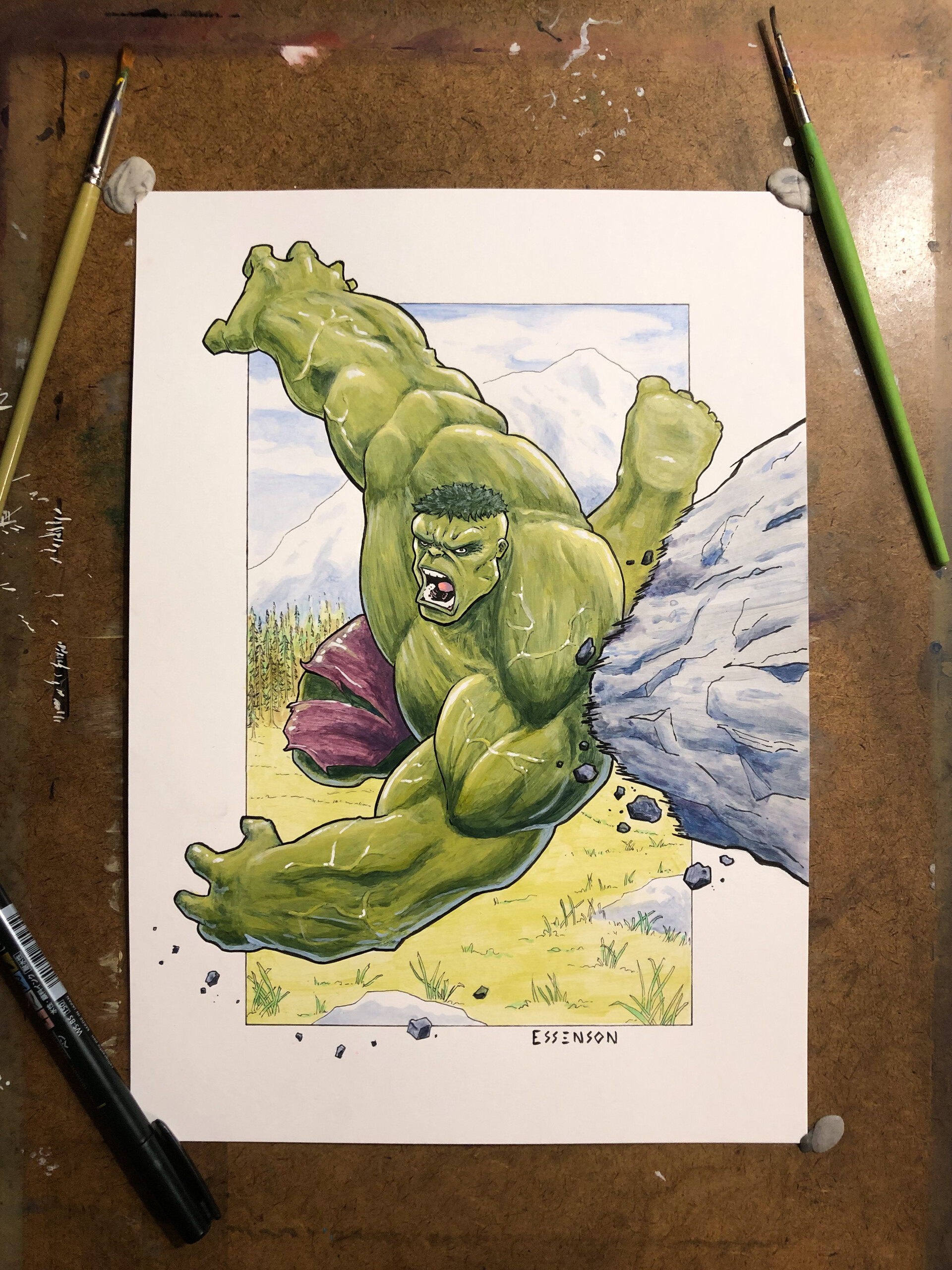 ArtStation - Hulk Painted!