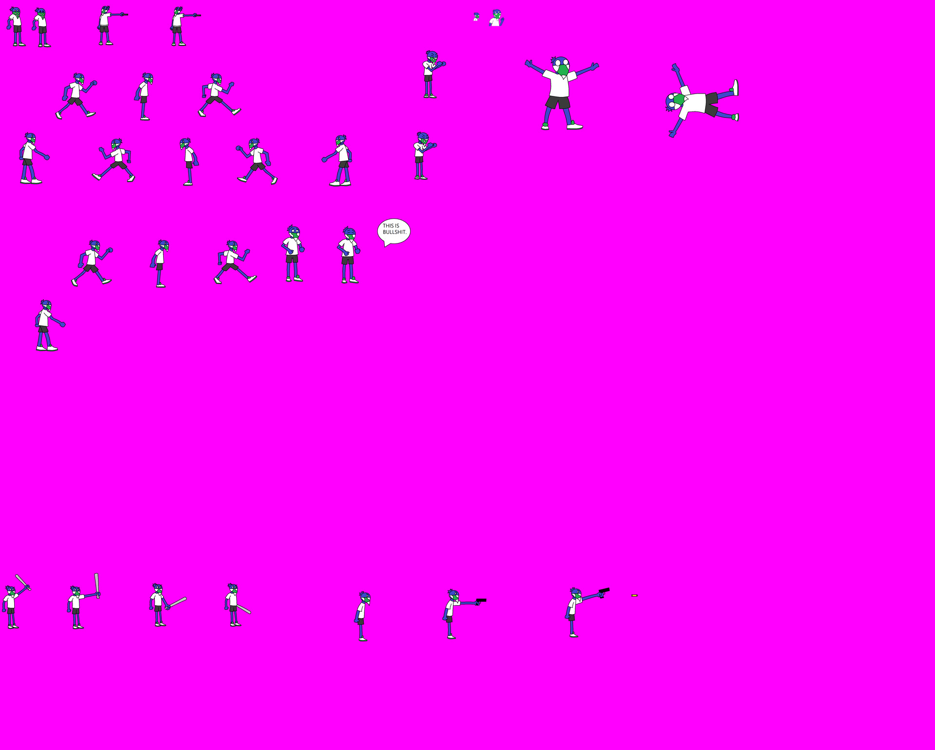 ArtStation - my own characters on mugen on august and fall