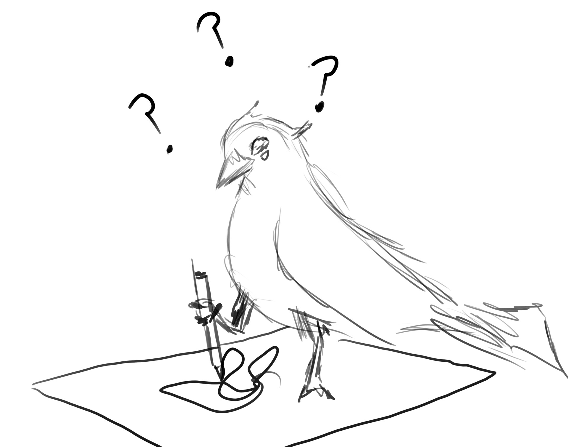 ArtStation - Bird with crayons