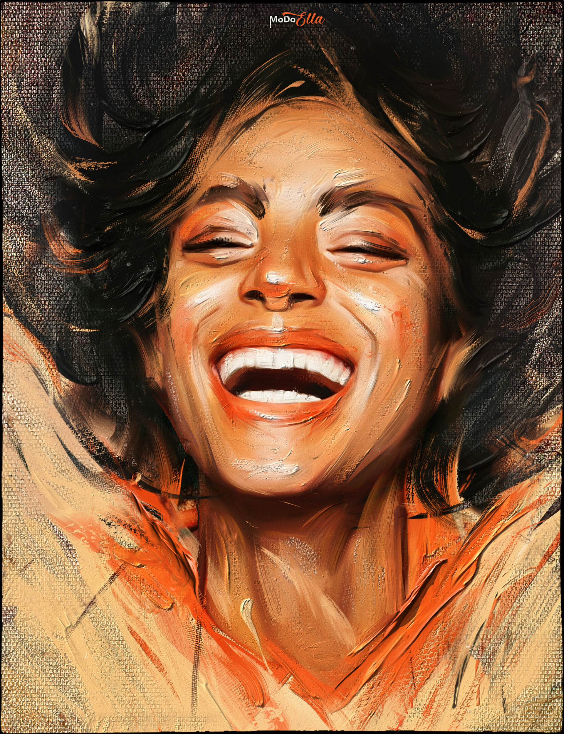 ArtStation - 'Ella' | Digital Thick Paint