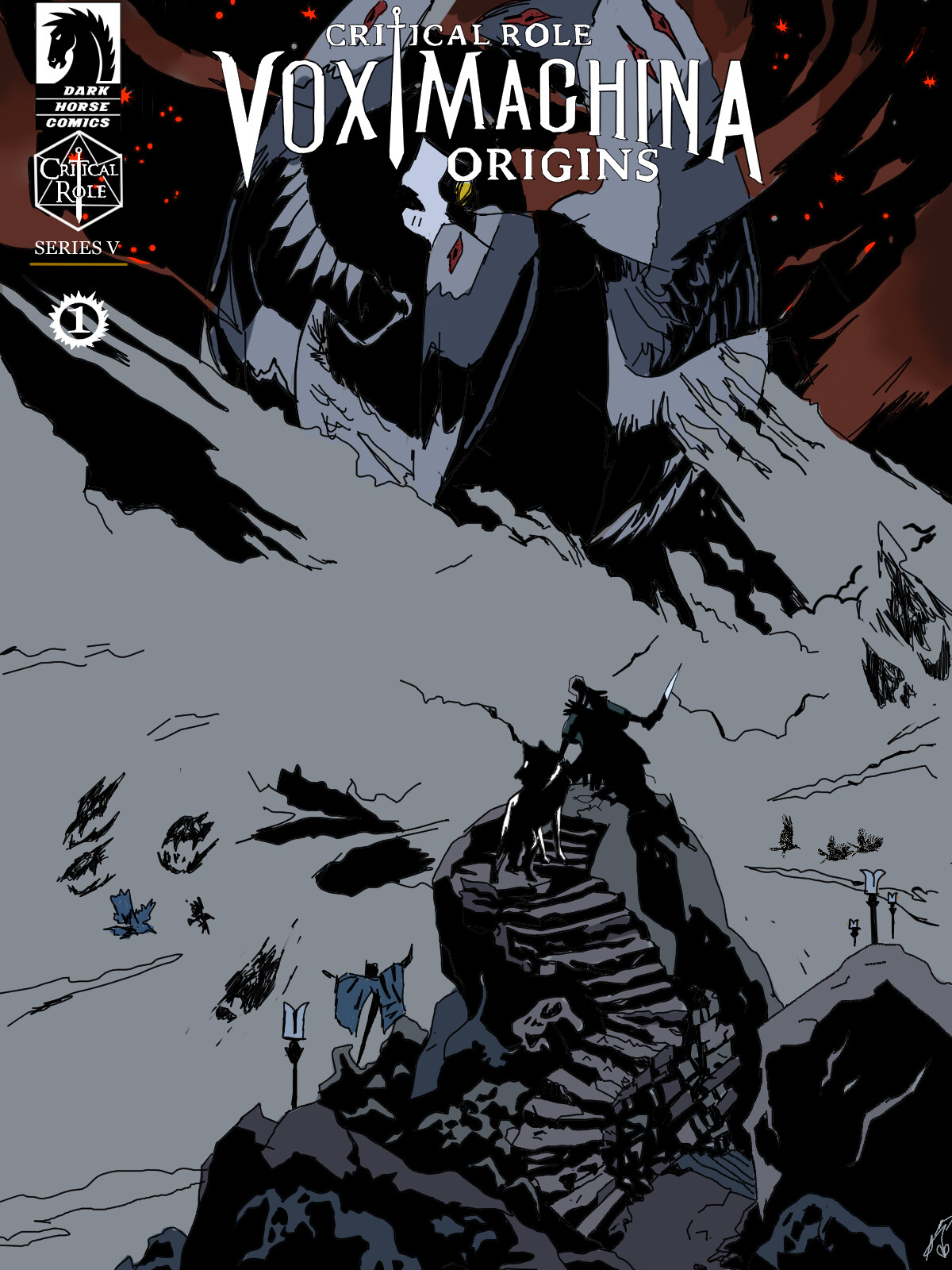 ArtStation - Raven Queen comic book cover