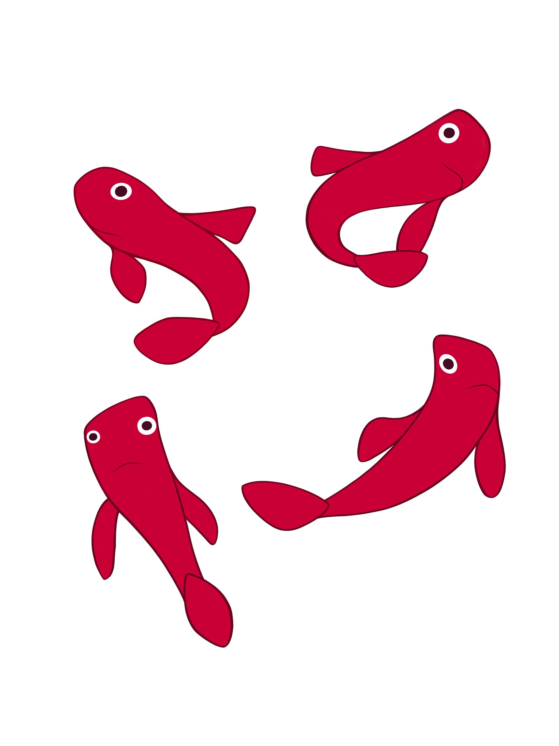 ArtStation - Dancer fish pose 🐠💃🏻