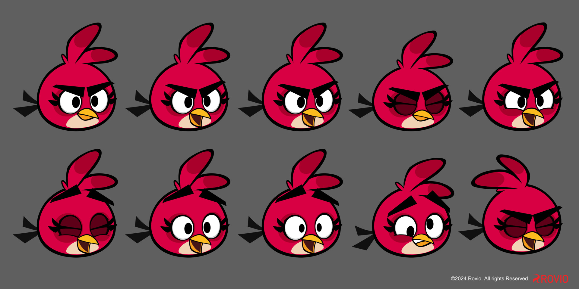 KrimaDraws - Angry Birds - Ruby "Girl Bird" Character Redesign