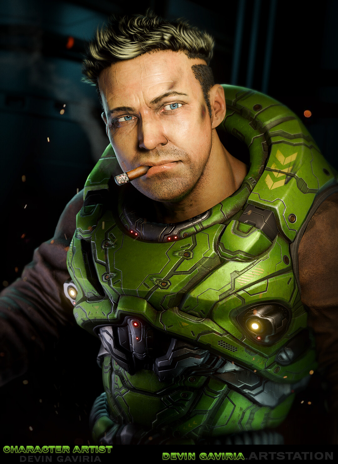 ArtStation - Sci-Fi Space Gladiator