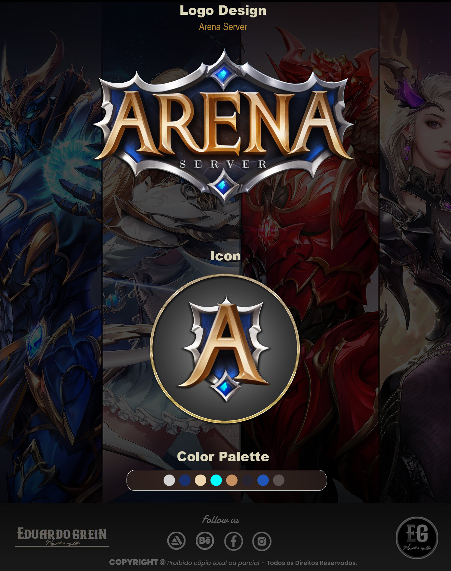 ArtStation - Logo Arena Server