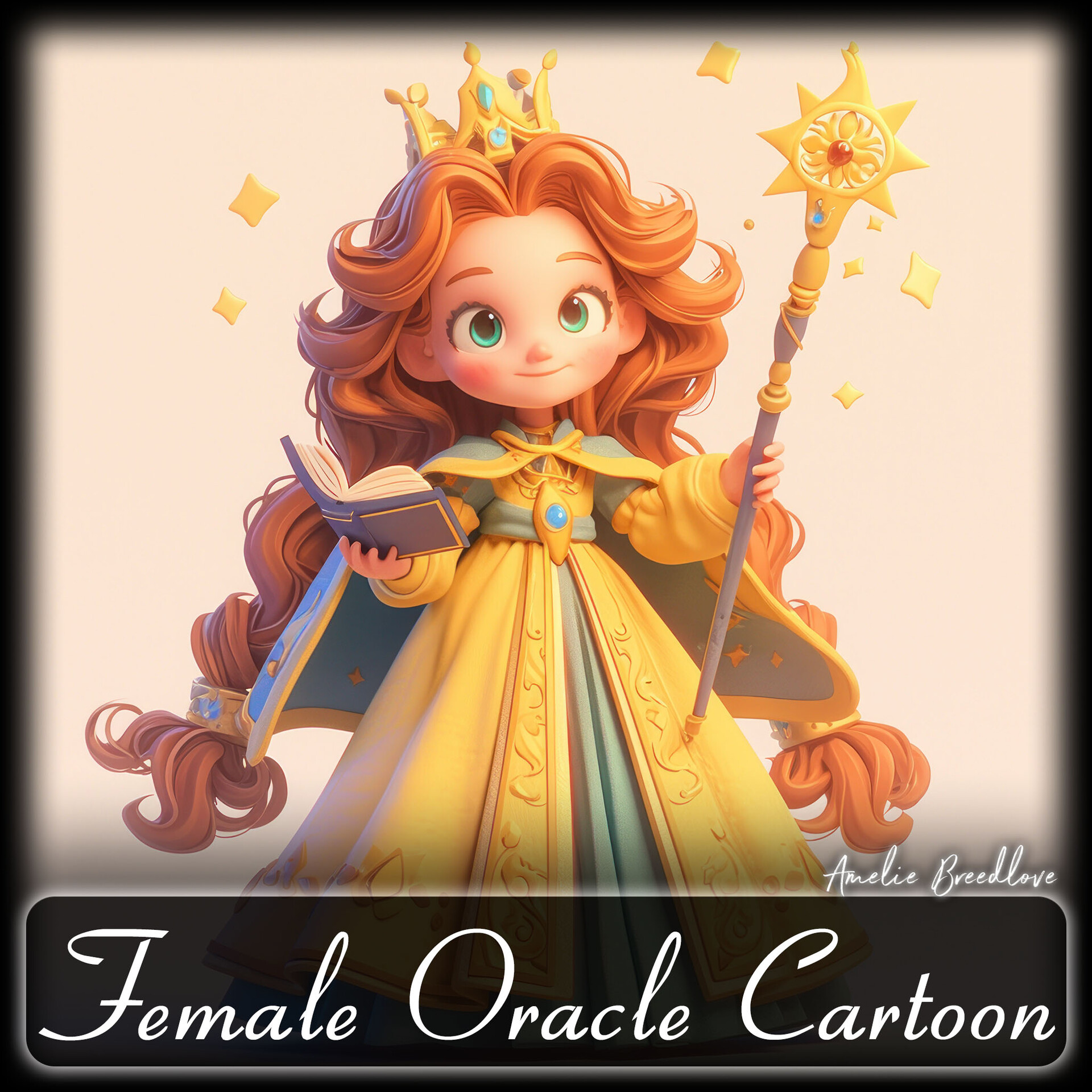 Amelie Anime - 200 Female Oracle Cartoon (Full Body) Reference Pack ...