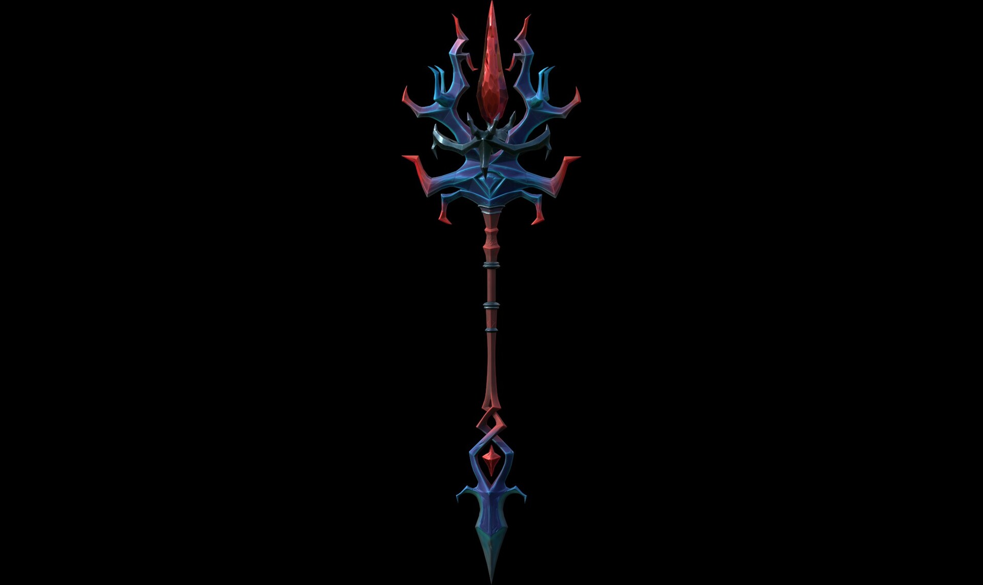 ArtStation - Stylized Mage Corrupted Staff