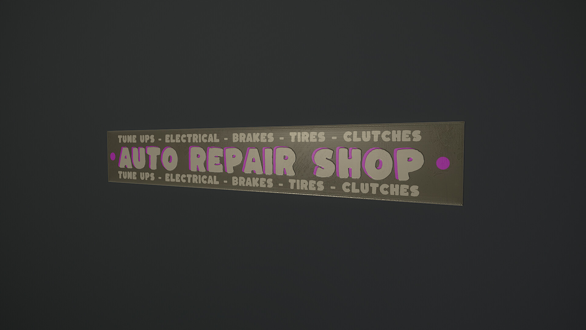 Lazer Shapes - Low Poly 80s Gas Station