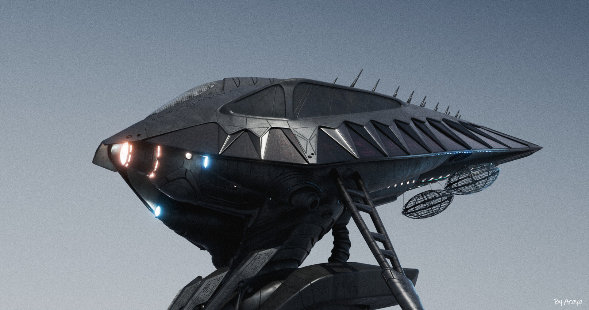 EITAN ARAYA - War of the Worlds Tripod 2005 Recreaction