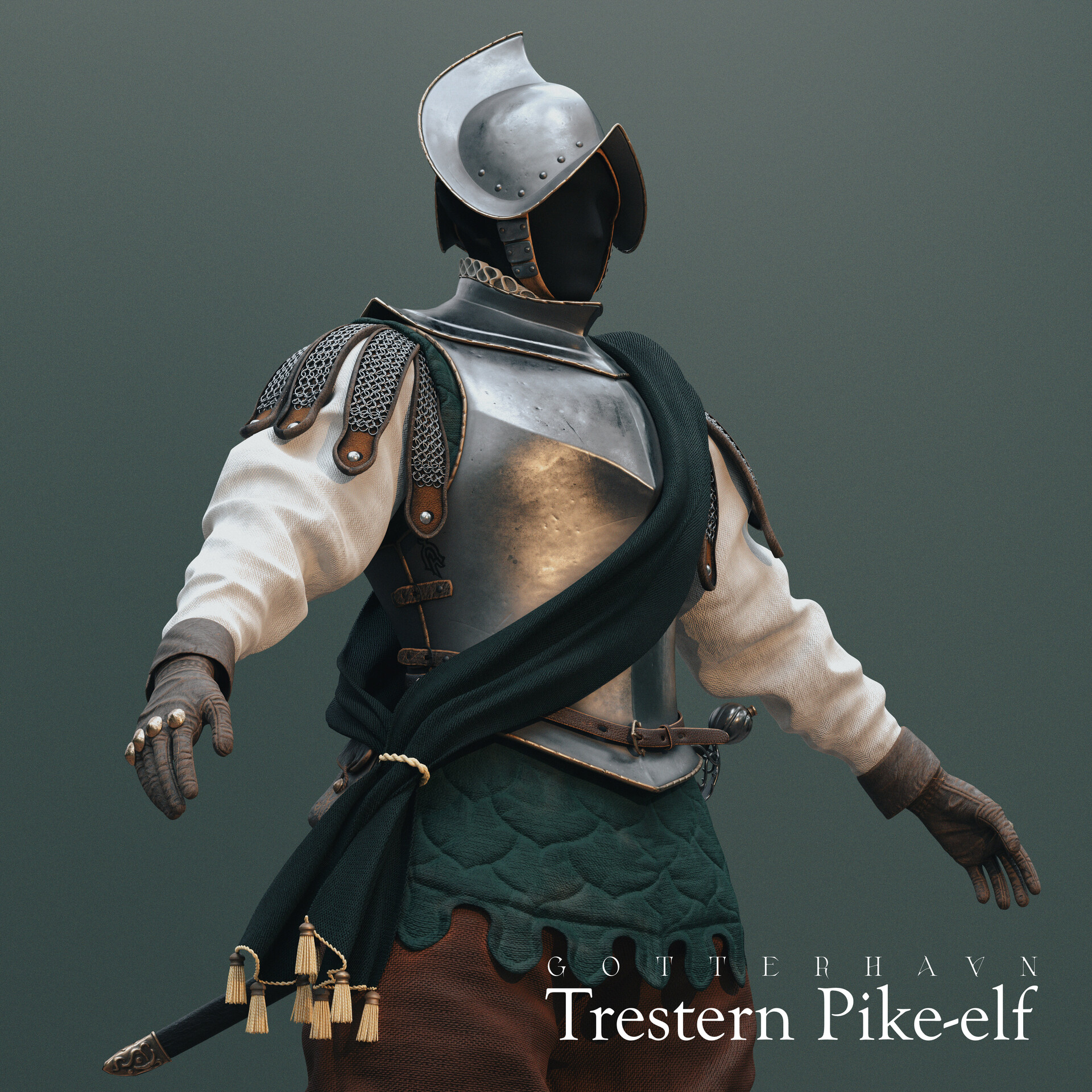 ArtStation - Fantasy Pike-elf Uniform Concept