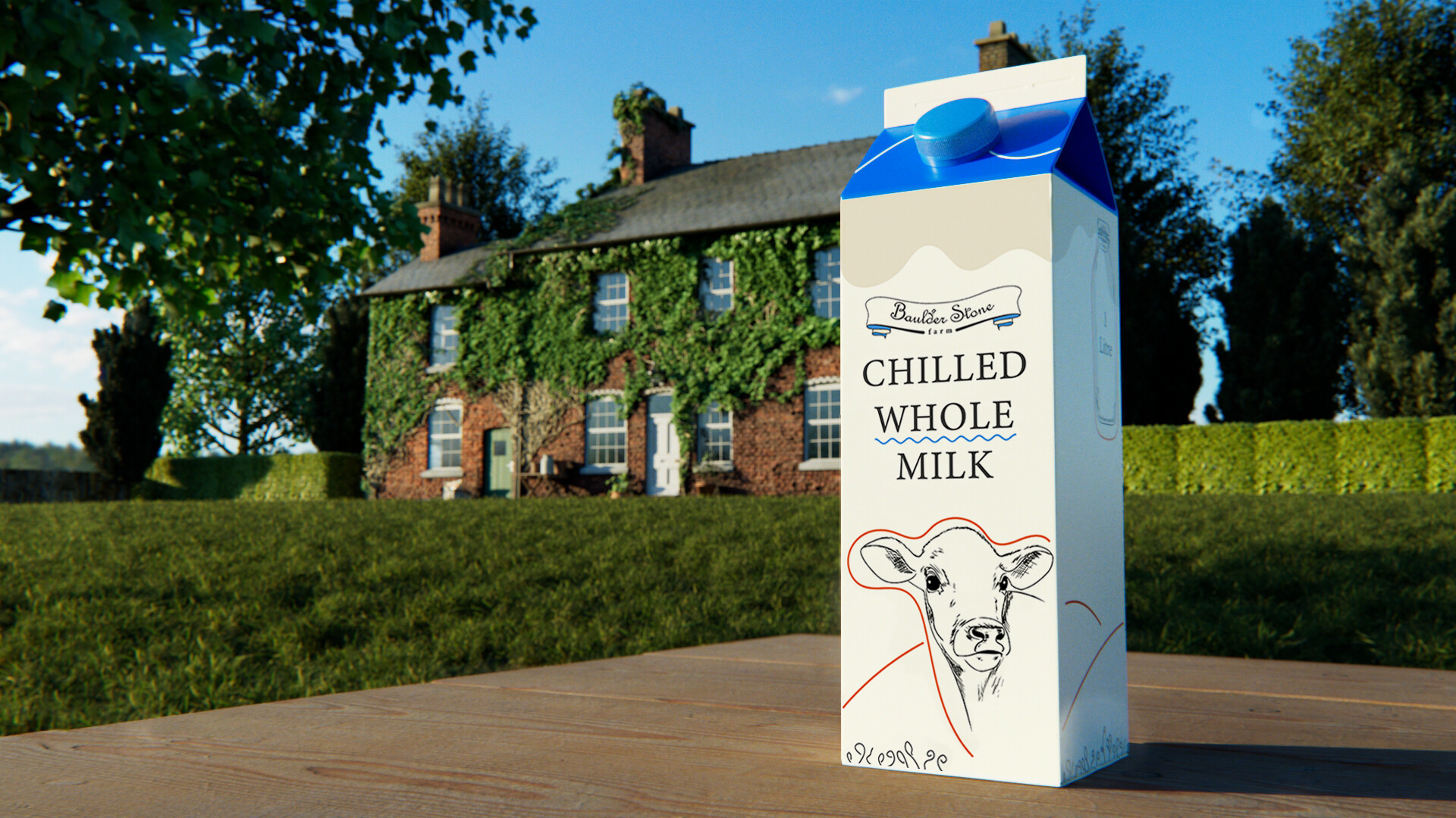 ArtStation - Milk Carton Product render