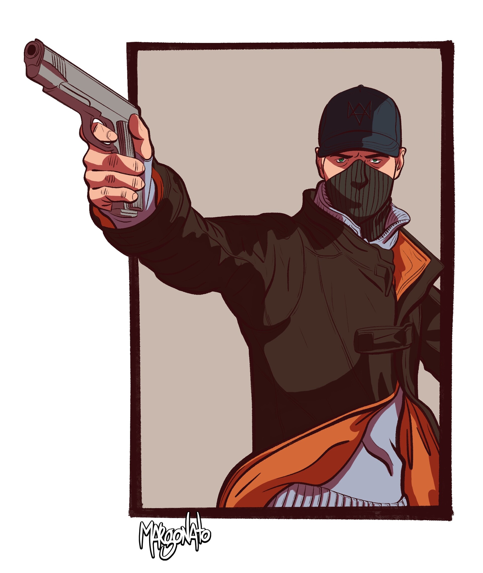 ArtStation - Aiden Pearce (Watch Dogs)