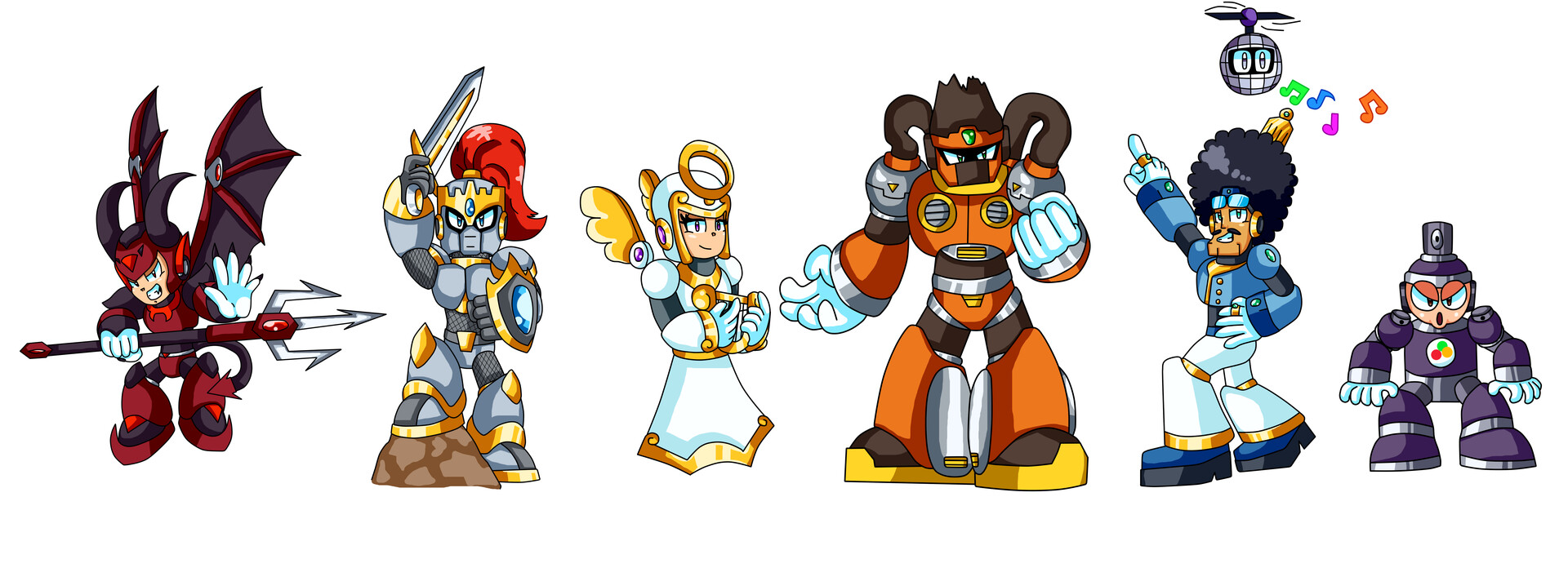 ArtStation - Megaman Fan made Robot Masters