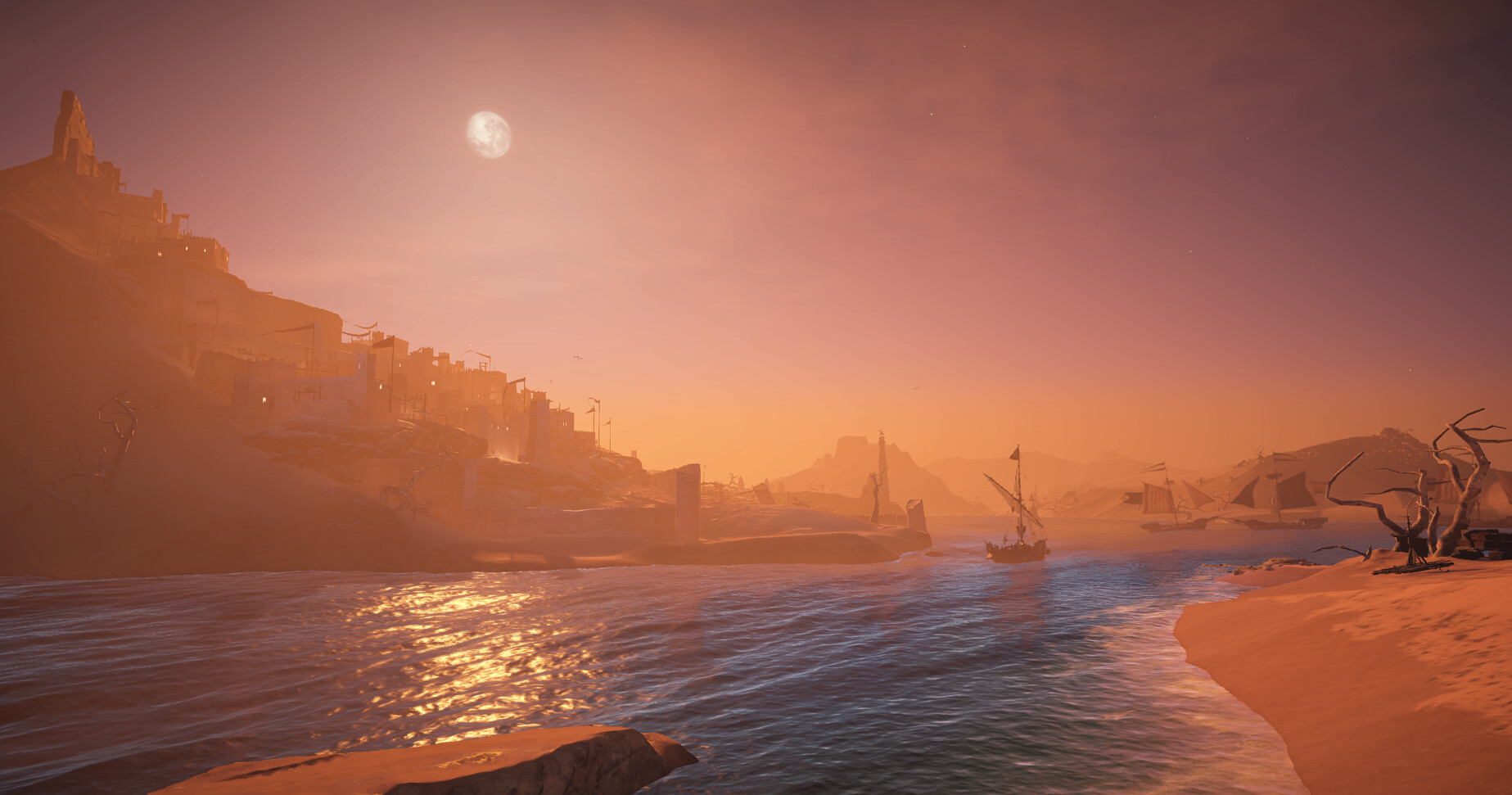 ArtStation - SandStorm - lighting mood & VFX