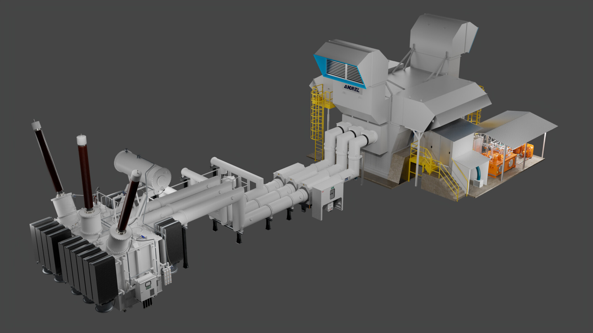 ArtStation - Integrated rotating machinery system