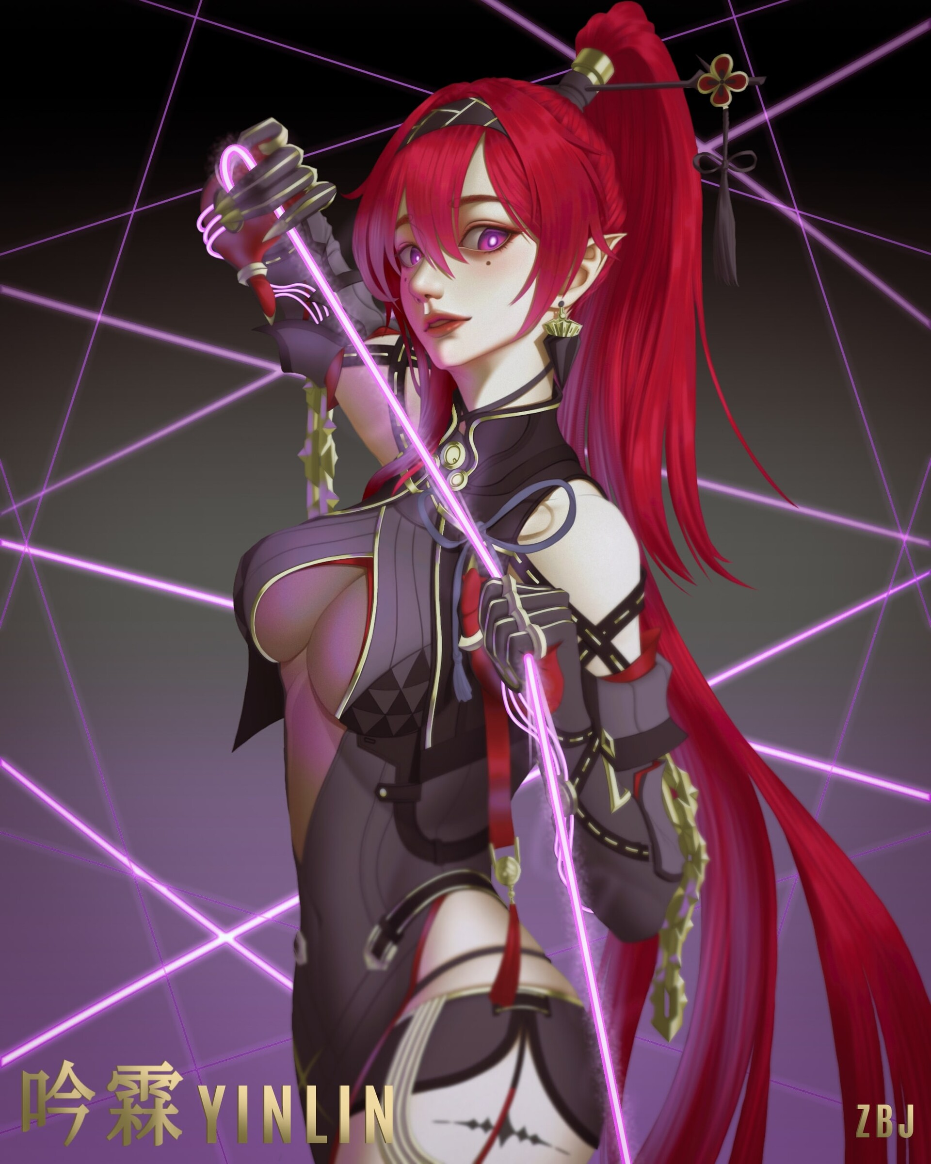 ArtStation - 鳴潮 WutheringWaves 吟霖 YinLin