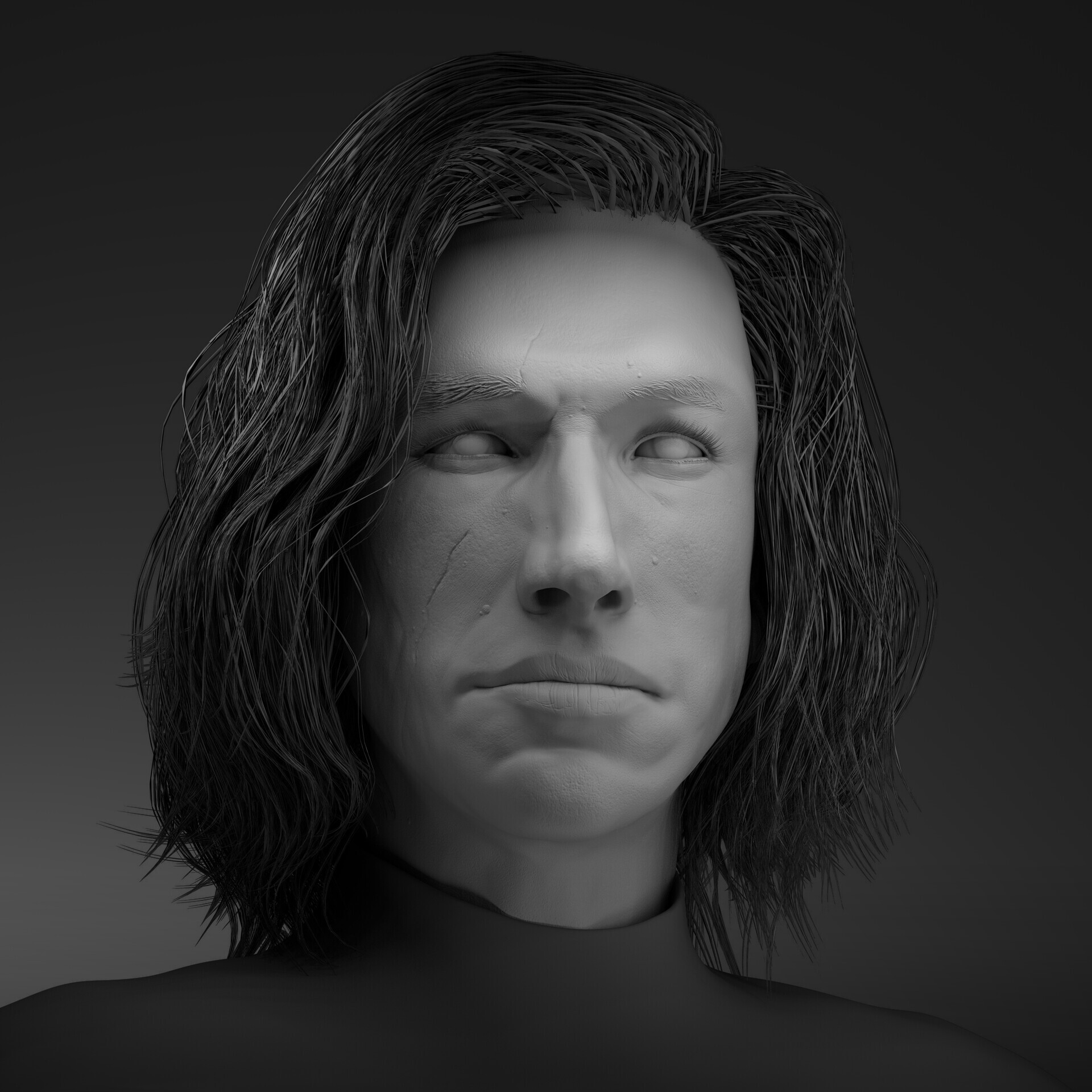 ArtStation - Adam Driver portrait