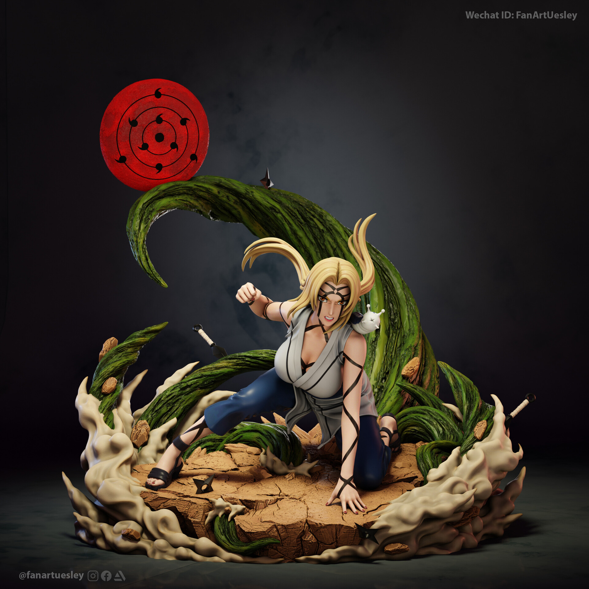 FanArtUesley - Tsunade Senju