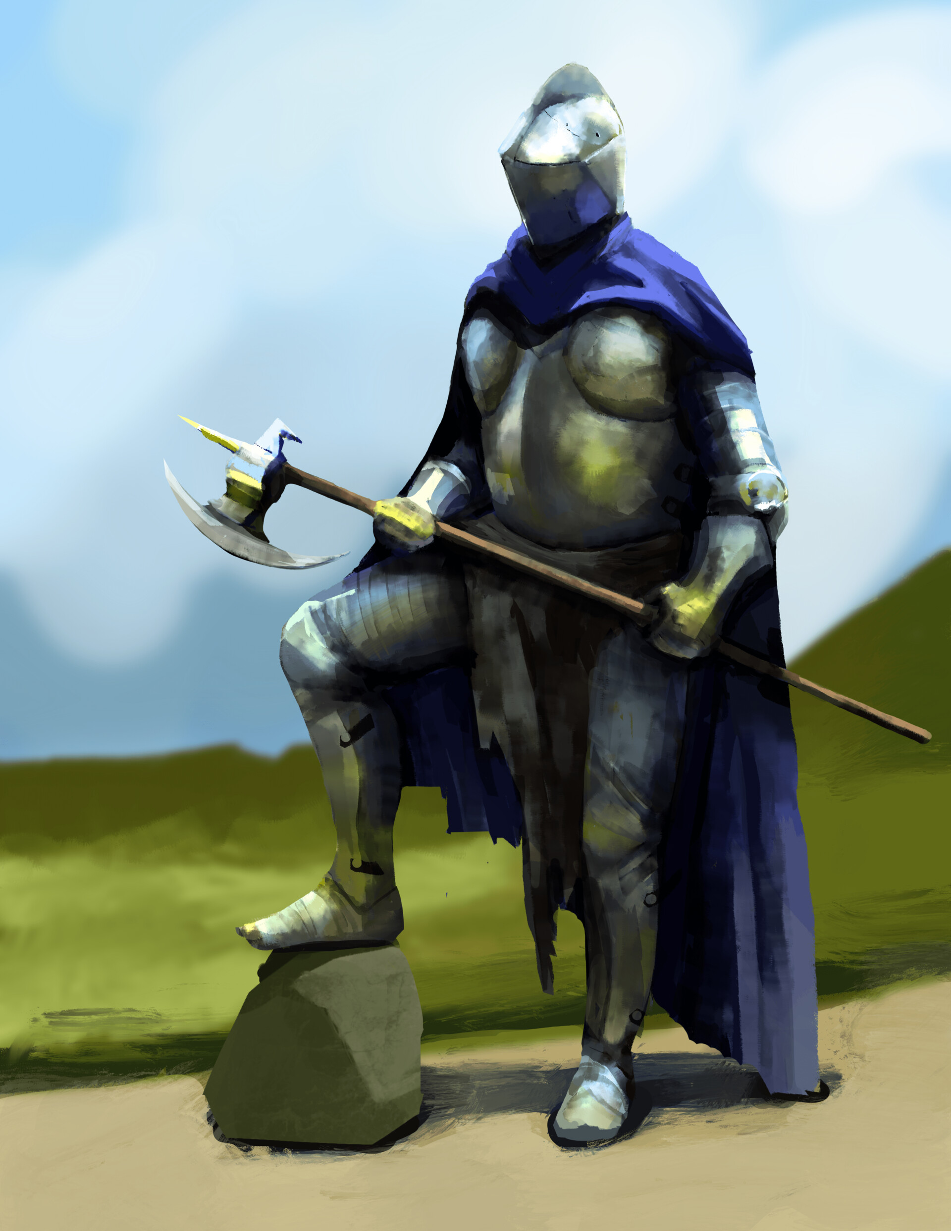 ArtStation - Metal armor study