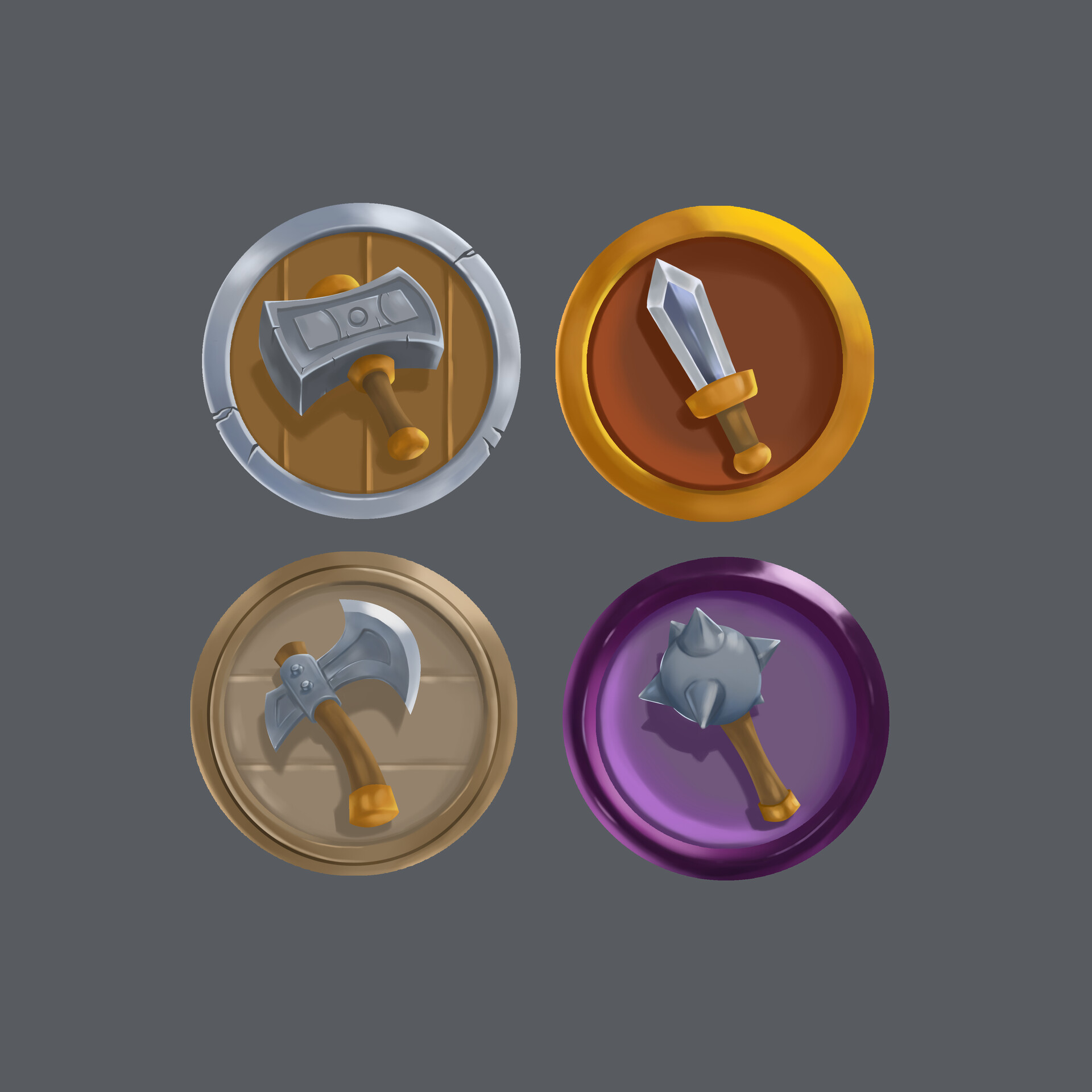 ArtStation - 2D Game Icons & Assets & Characters