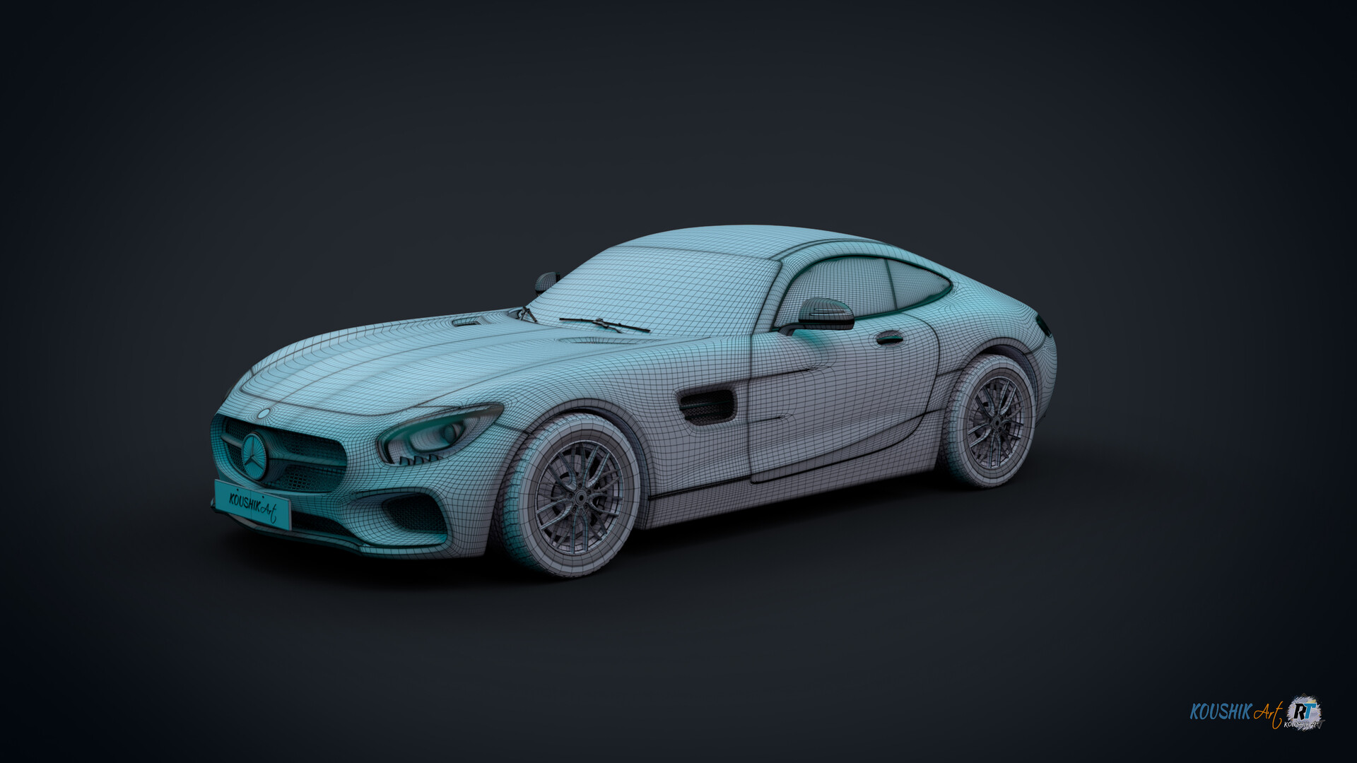 ArtStation - Mercedes AMG 3D model