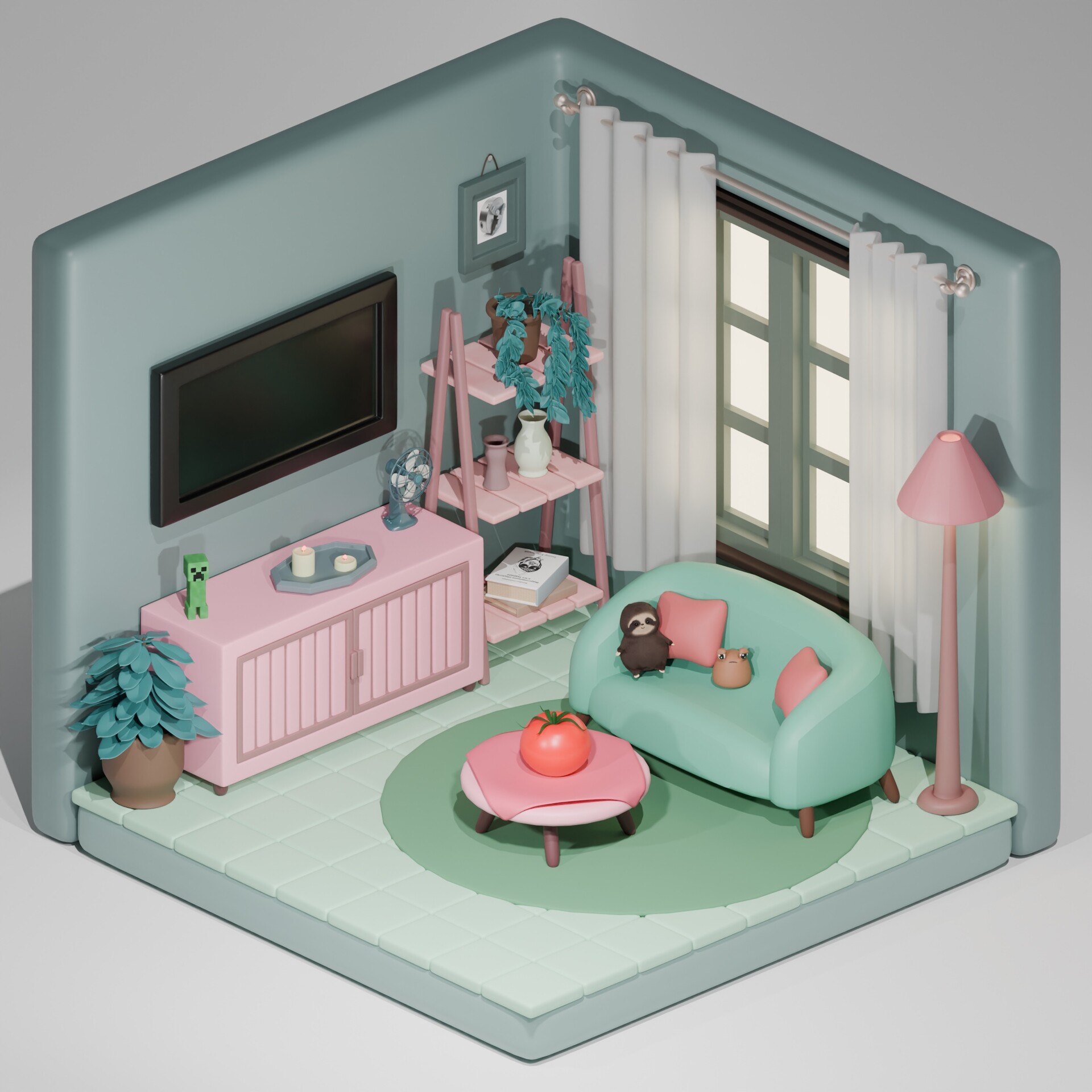 ArtStation - Sloth's room