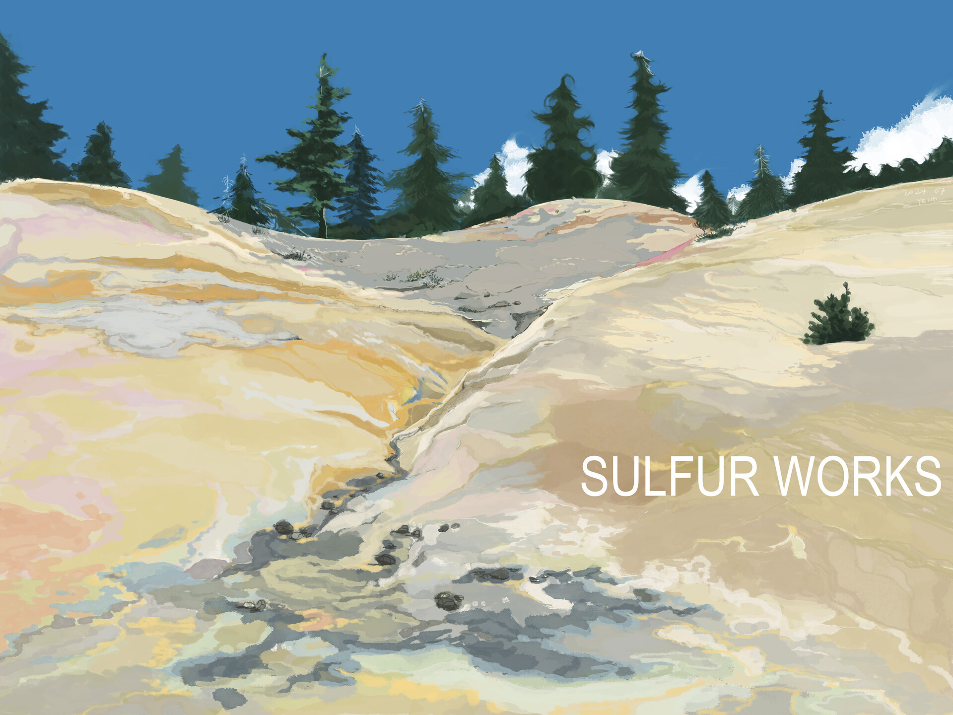 ArtStation - Land with Sulfur