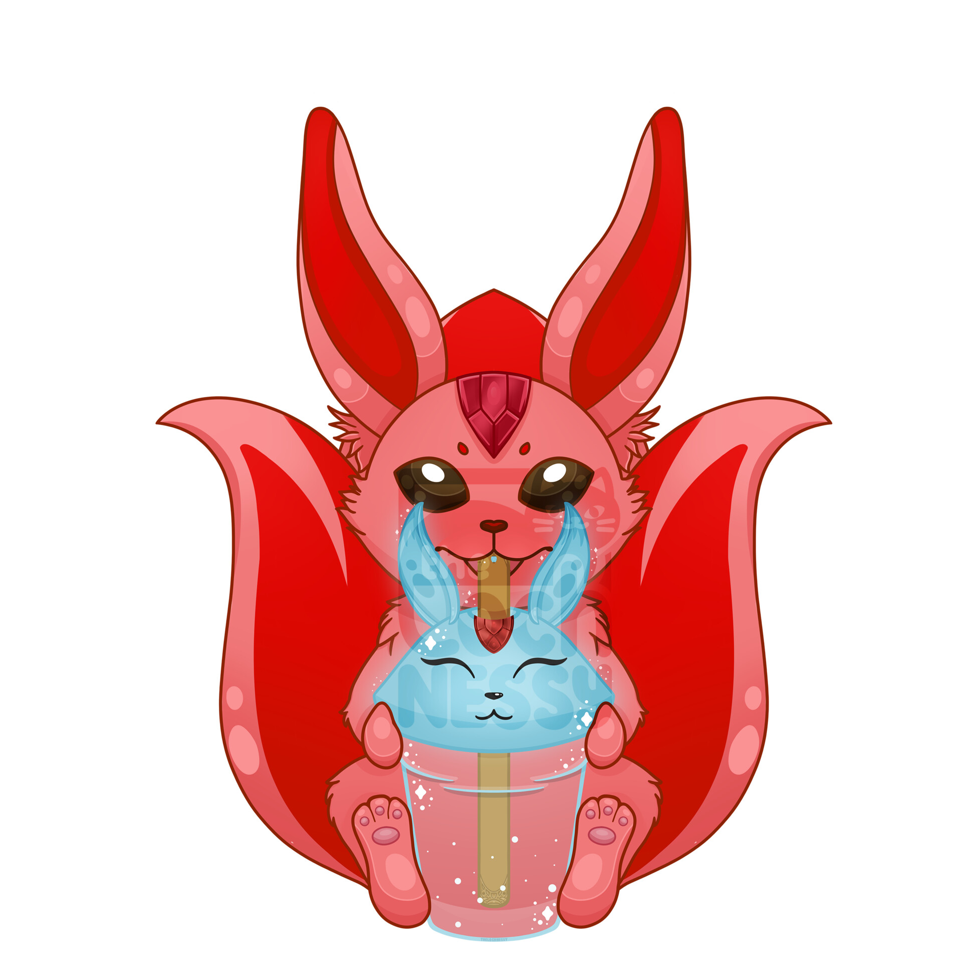 ArtStation - Final Fantasy Carbuncle - Ruby