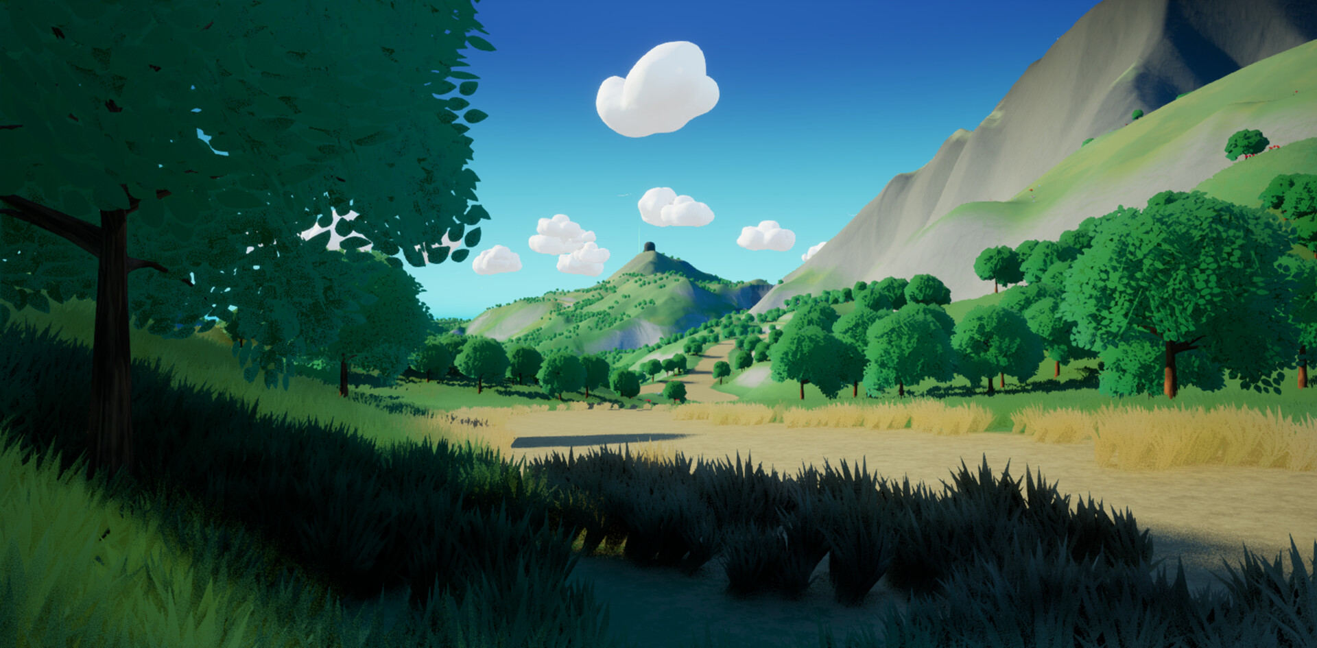 ArtStation - Game Environment | Arch Resort WIP