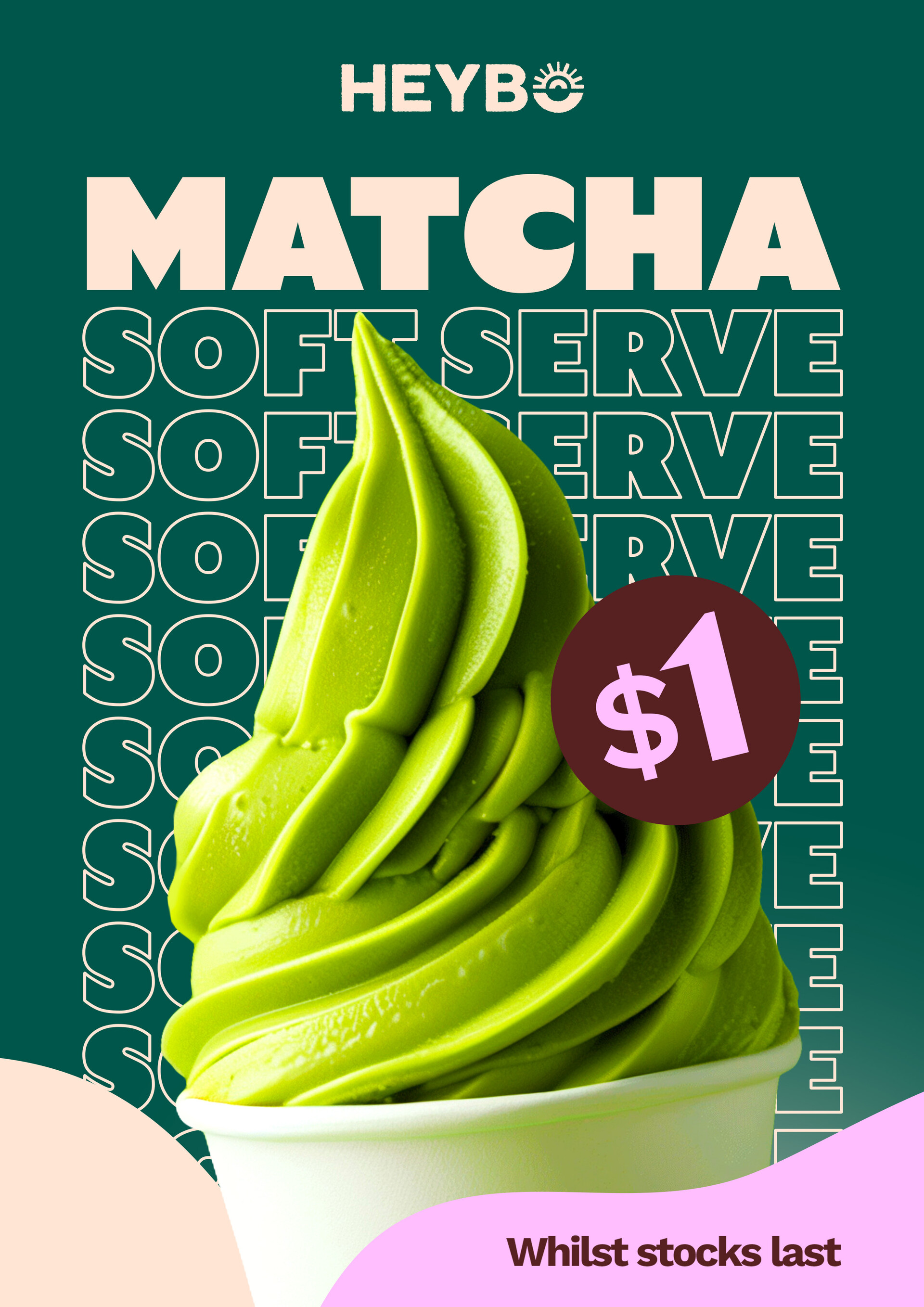 Mark Jason Tejada - Poster for Heybo Softserve Ice Cream