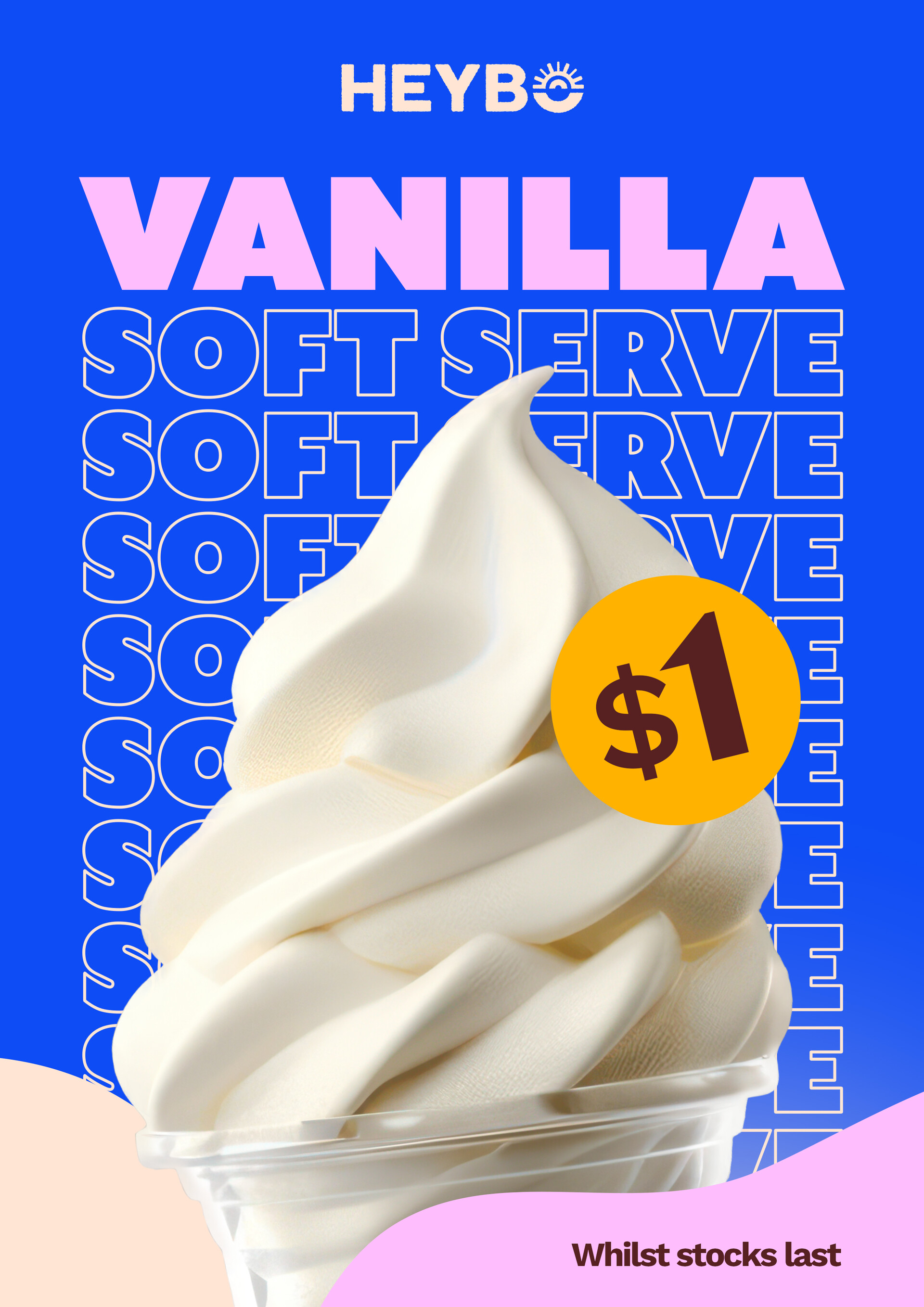 Mark Jason Tejada - Poster for Heybo Softserve Ice Cream