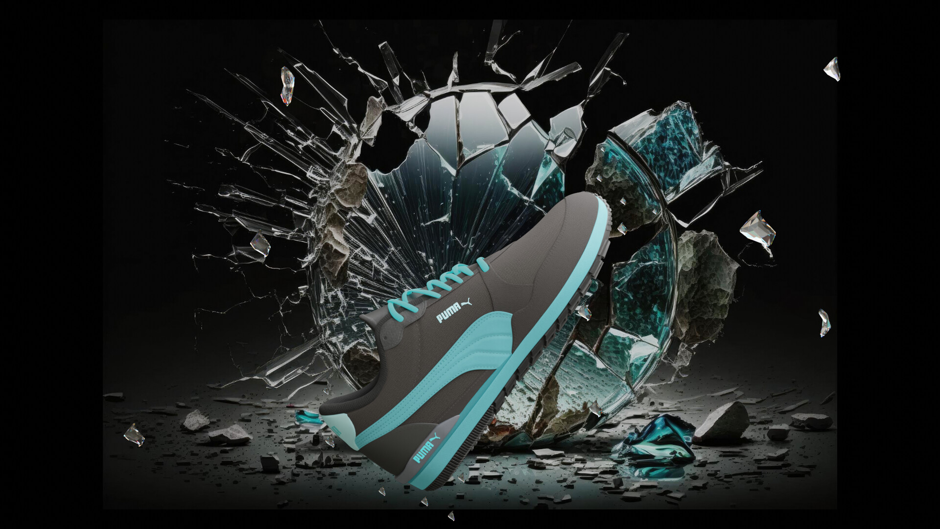 ArtStation - First CGI advertisement work with my shoes model