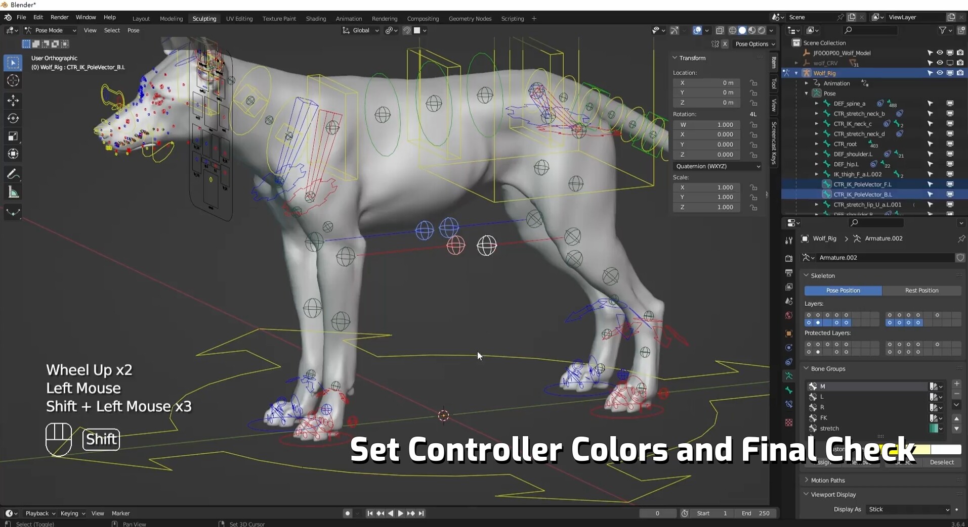VFX models - Blender Advanced Rigging Case Study - 3D Character ...