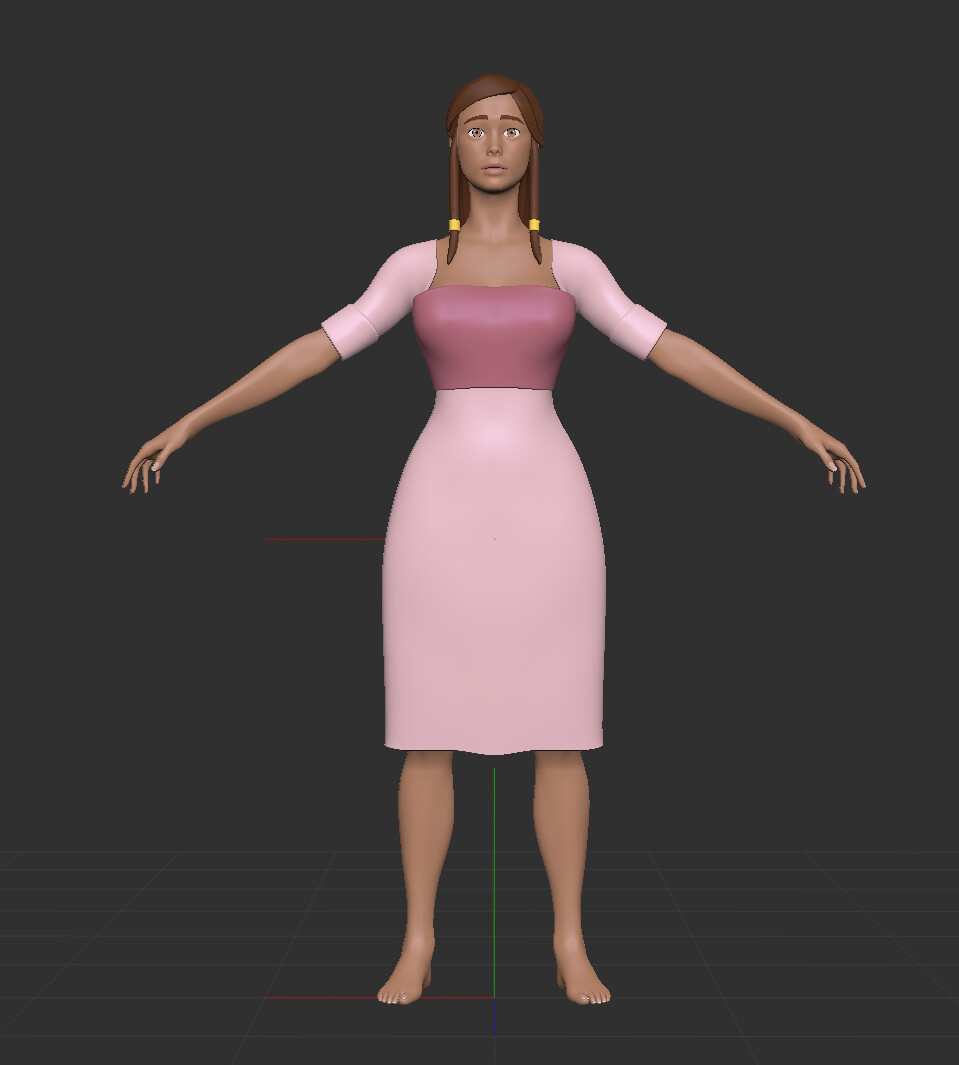 ArtStation - 3D Female Model