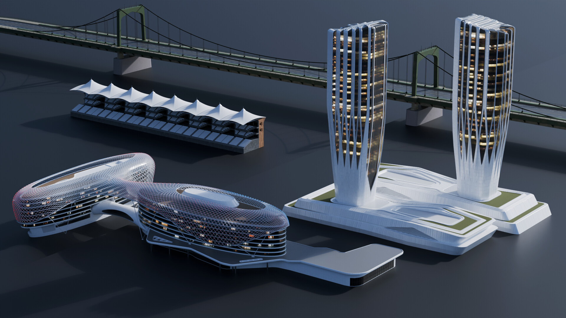 ArtStation - Asiacell Project Building Assets