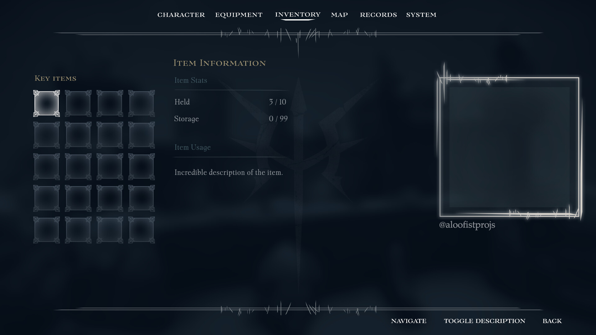 ArtStation - Fantasy UI recreation