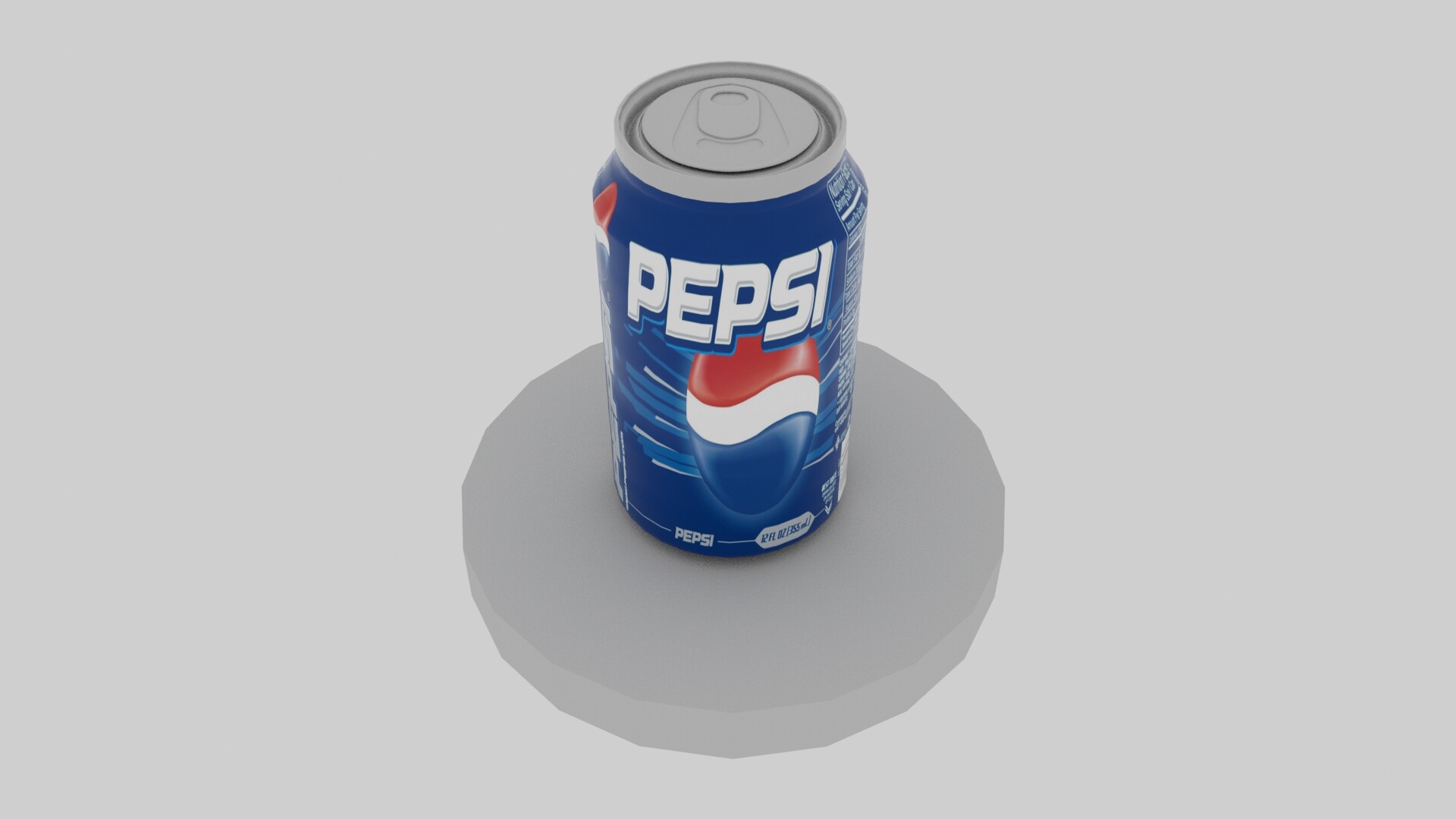 ArtStation - SIMPLE PEPSI CAN - FRONT VIEW