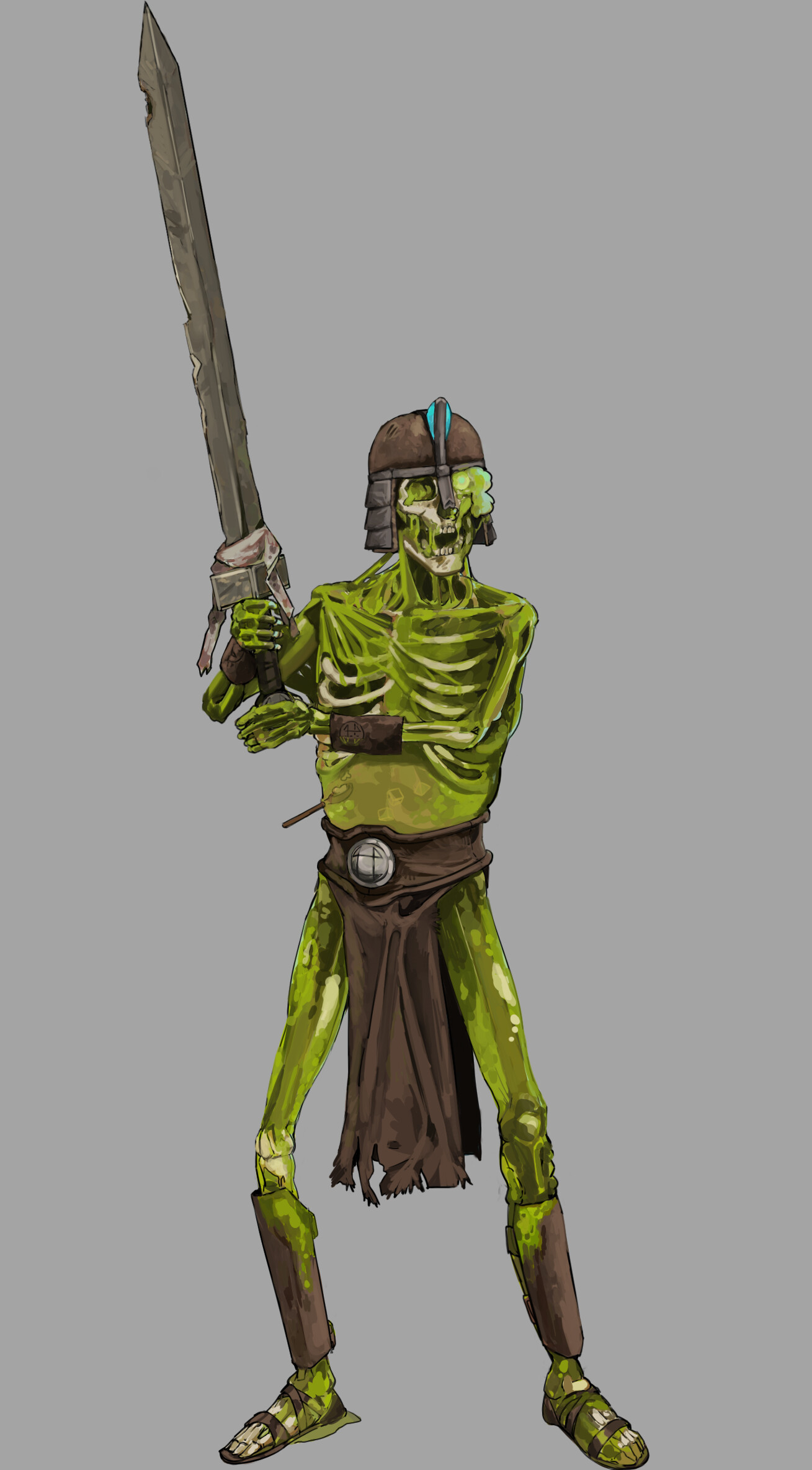 ArtStation - Slime skull warrior